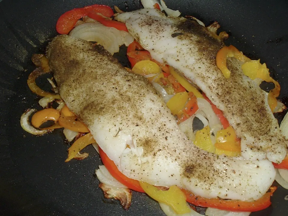 Fish With Bell Peppers Recipe - Food.com