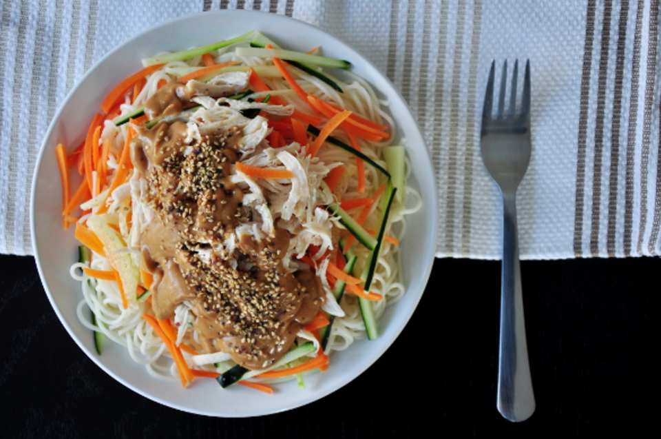 Shanghai Cold Noodles With Peanut Butter Sauce Recipe - Food.com