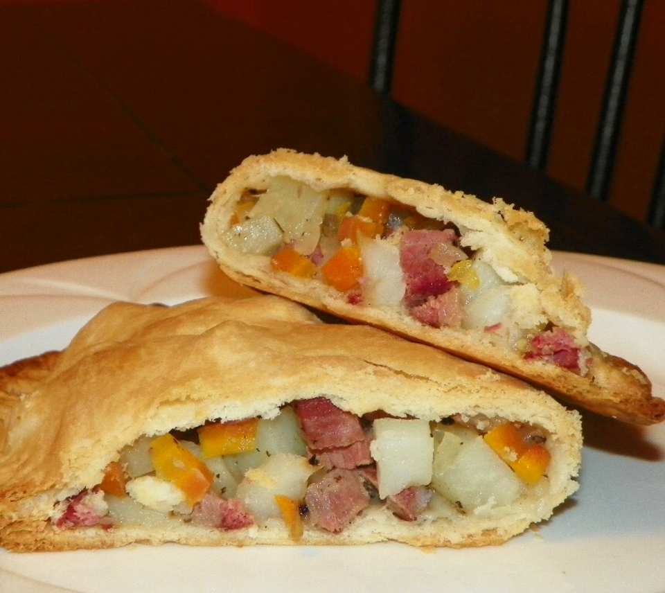 corned beef wrap pasty