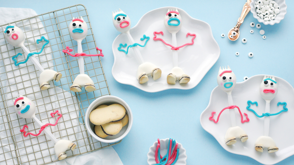 Forky Inspired Cheesecake Pops Recipe - Food.com