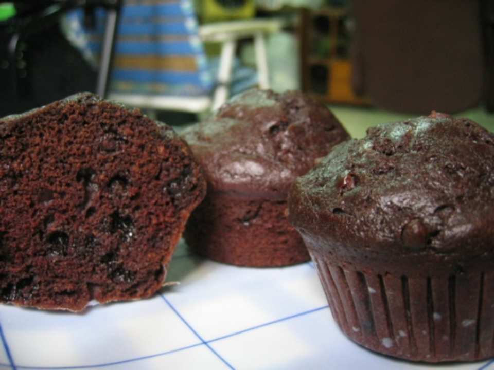 Devil's Food Chocolate Chip Muffins Recipe - Food.com