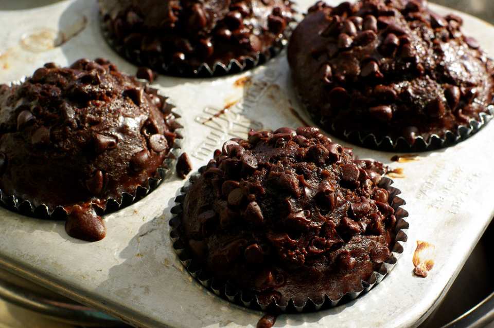 Devil's Food Chocolate Chip Muffins Recipe - Food.com