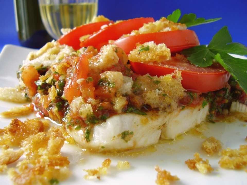 Psari a la Spetsiota (Fish done in the style of Spetses) Recipe - Greek ...