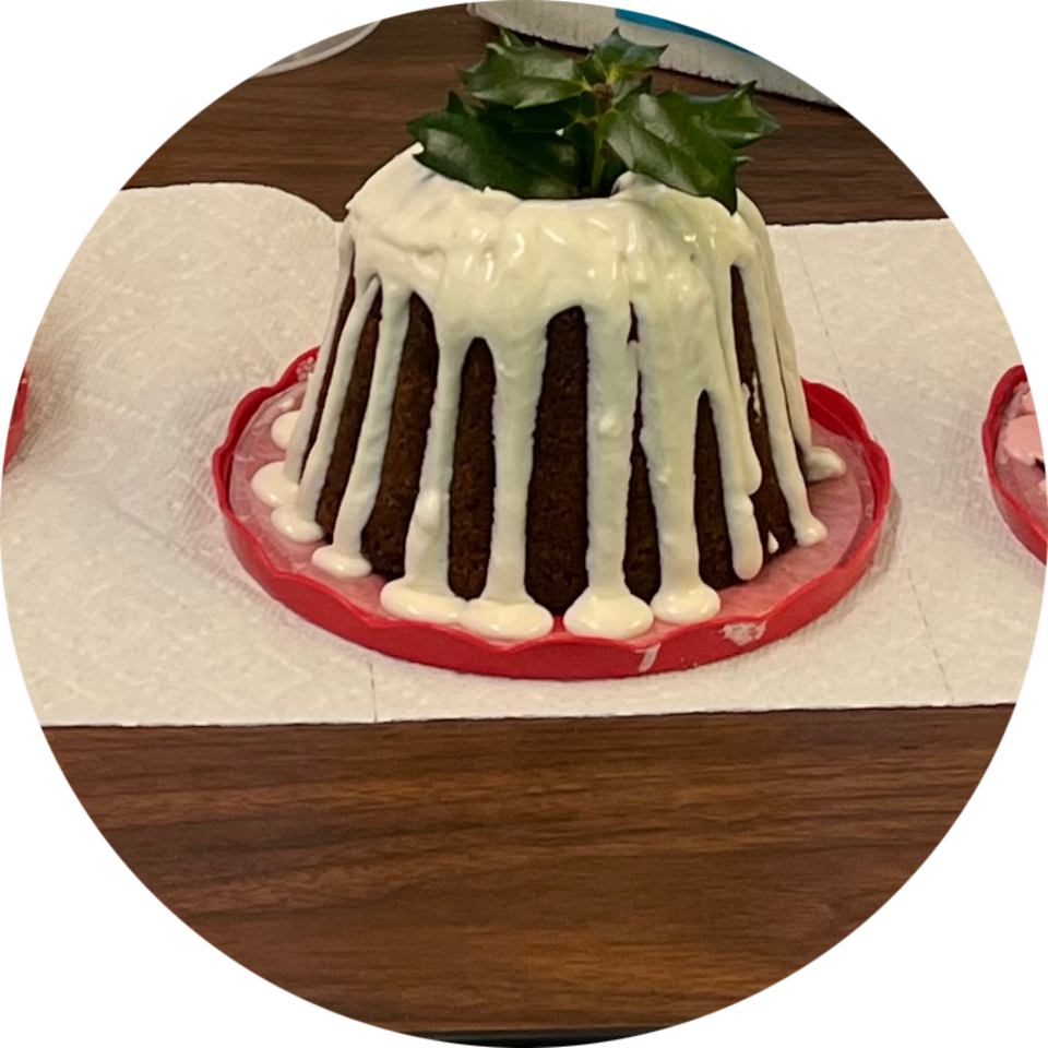 simple christmas pudding