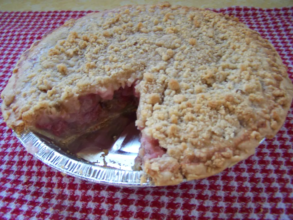 Rhubarb Crumble Pie Recipe - Food.com