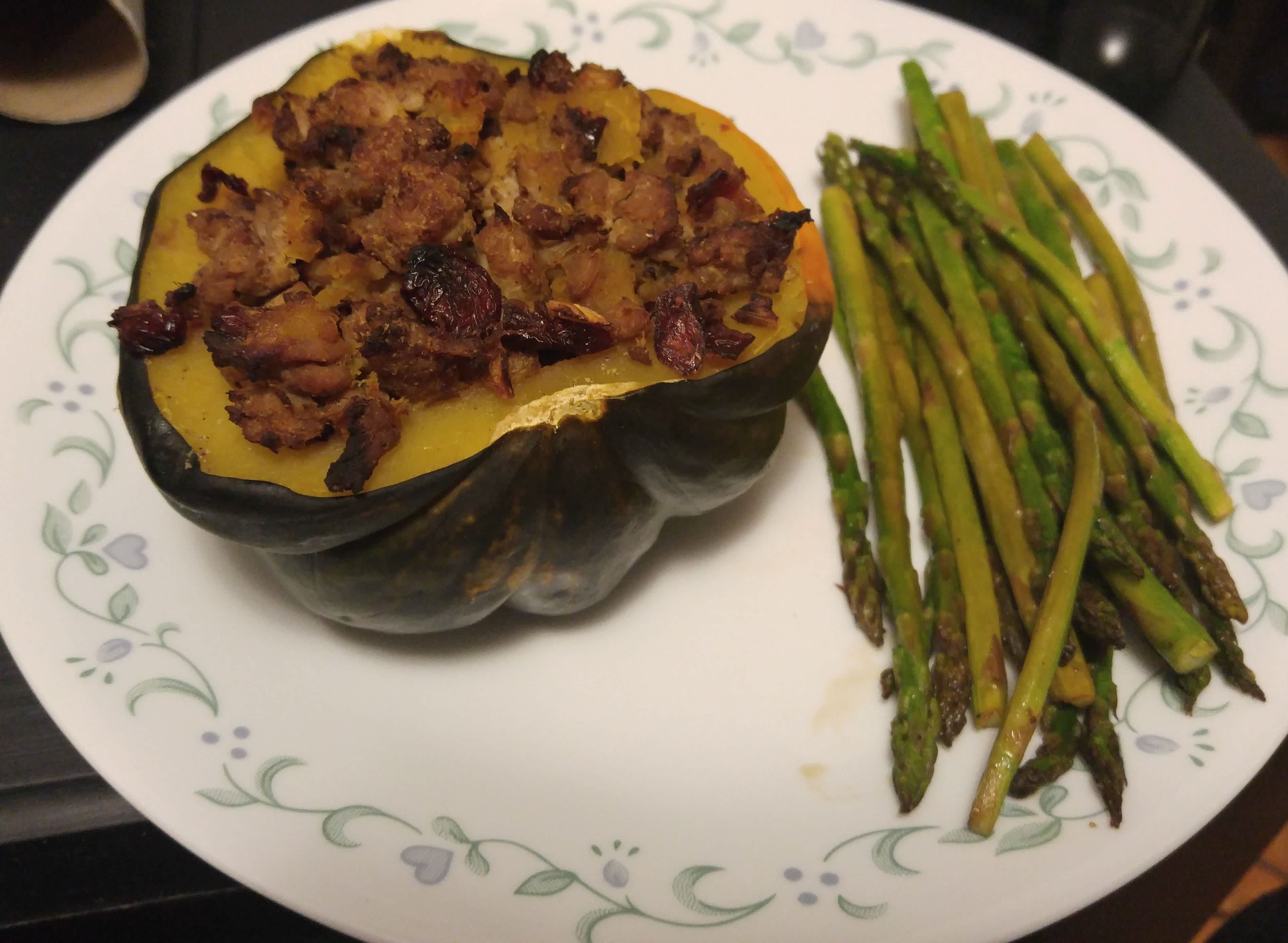 Chicken Stuffed Acorn Squash Recipe - Food.com