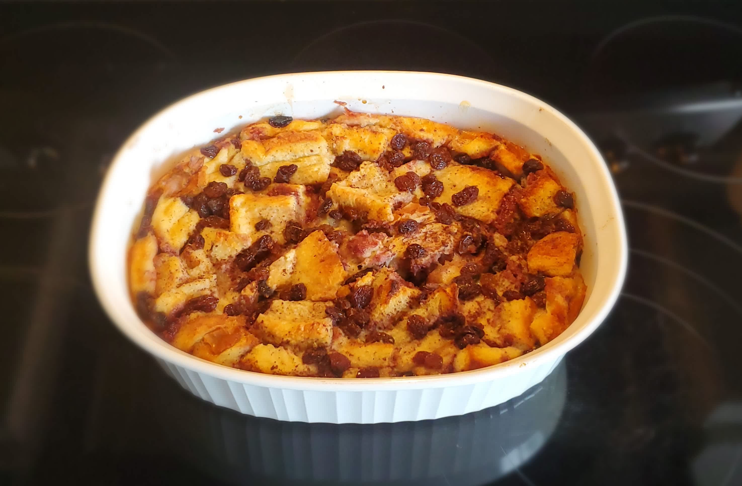 bread and jam pudding