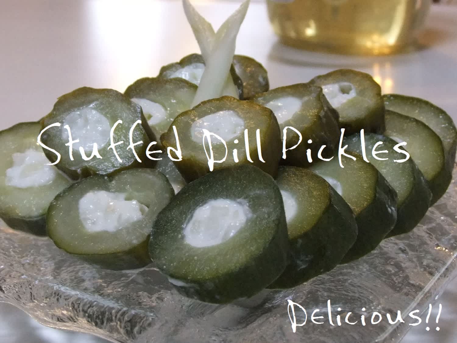 Stuffed Dill Pickles Recipe - Food.com