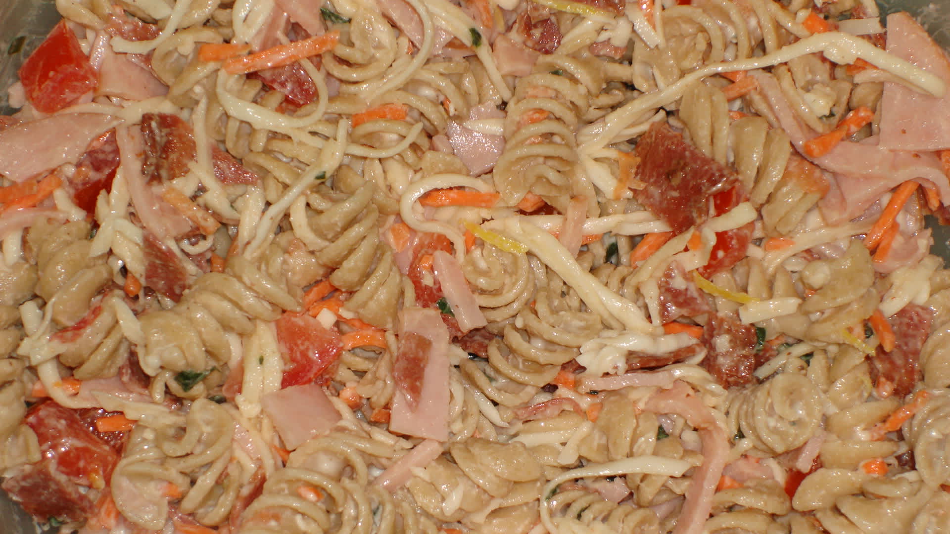 Turkey, Bacon Pasta Salad With Lemon Basil Dressing Recipe - Food.com