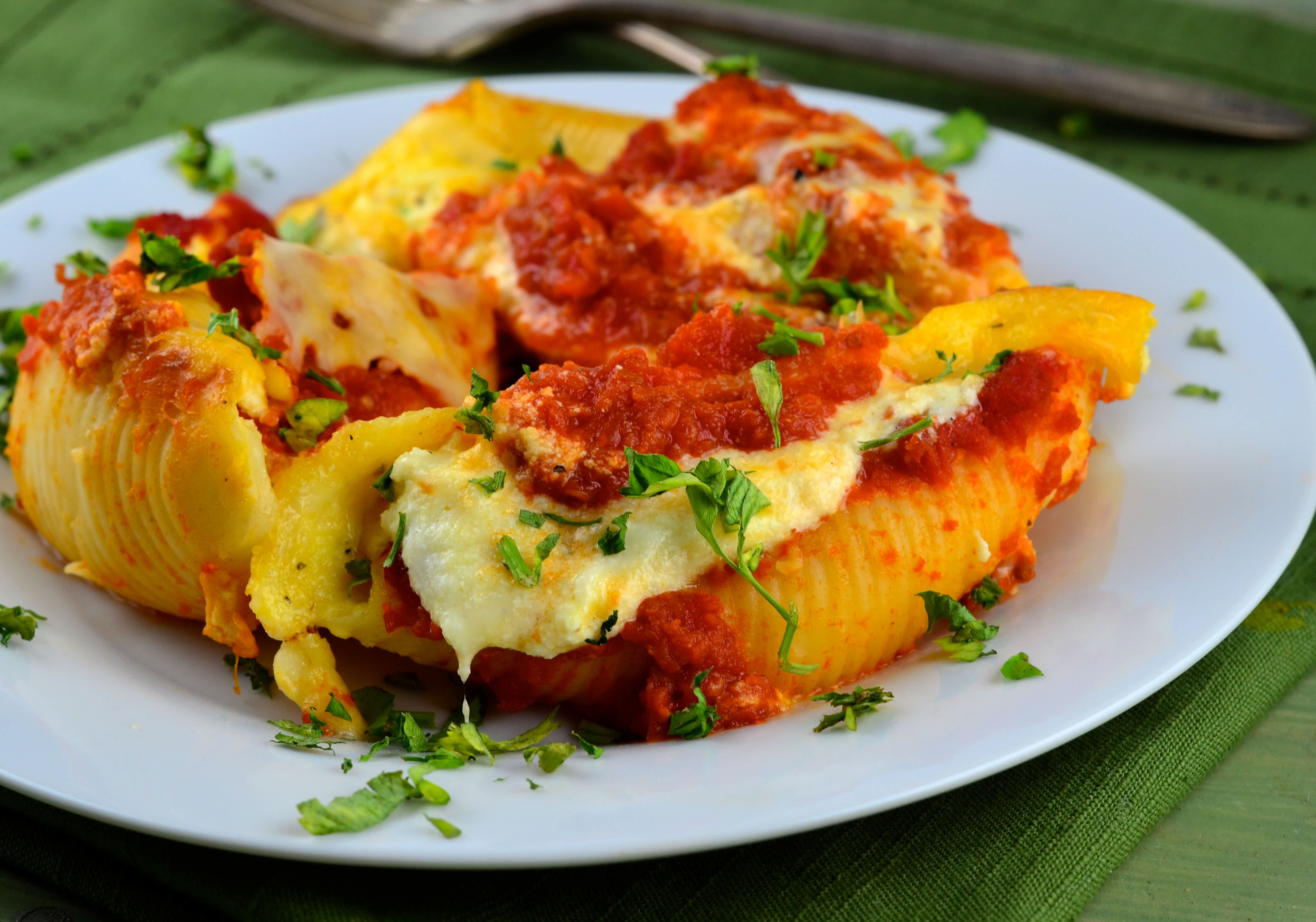 Baked Stuffed Pasta Shells Recipe - Food.com