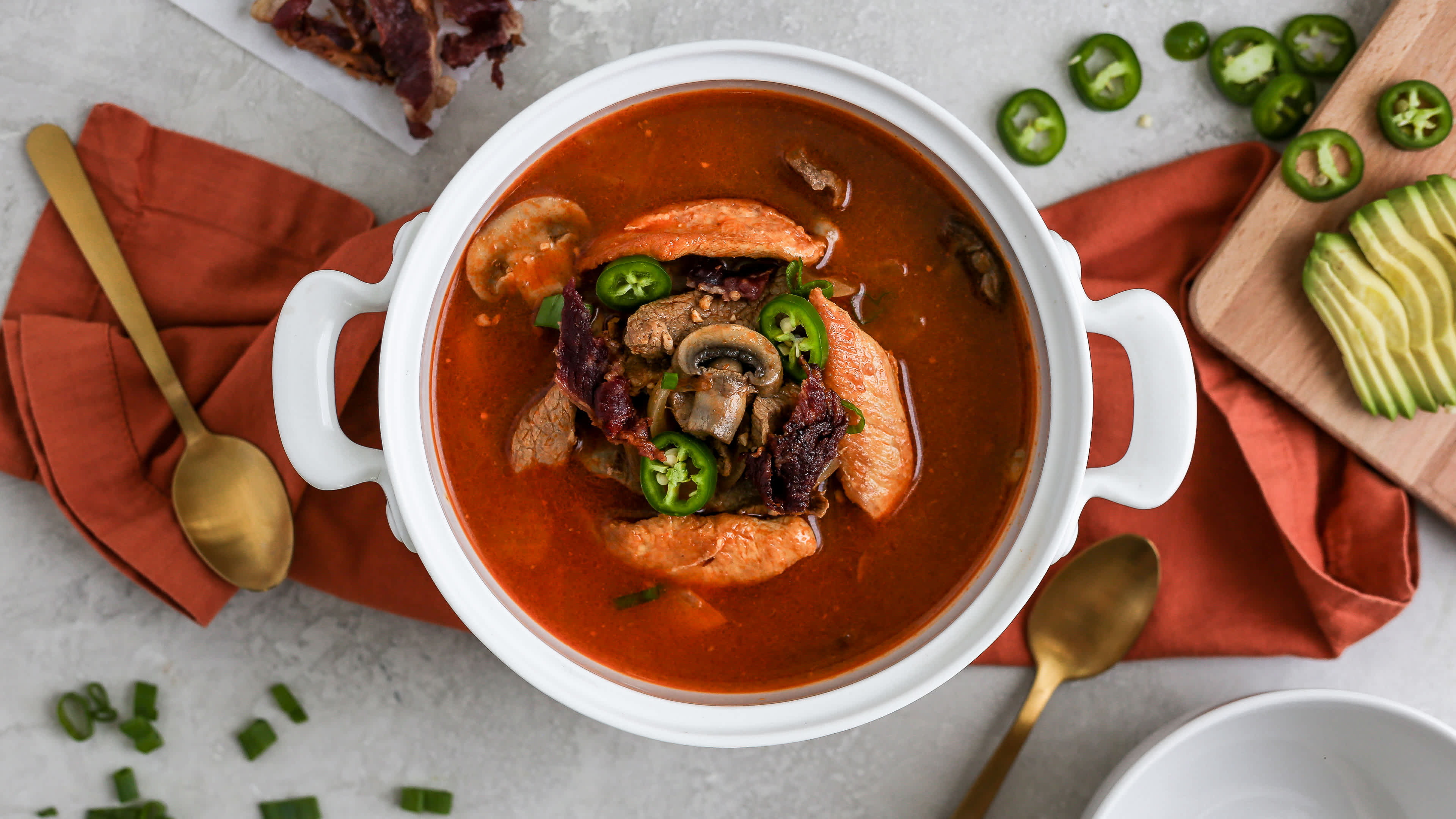 Mexican Style Meat and Vegetable Stew - Azteca's Molcajete Recipe ...