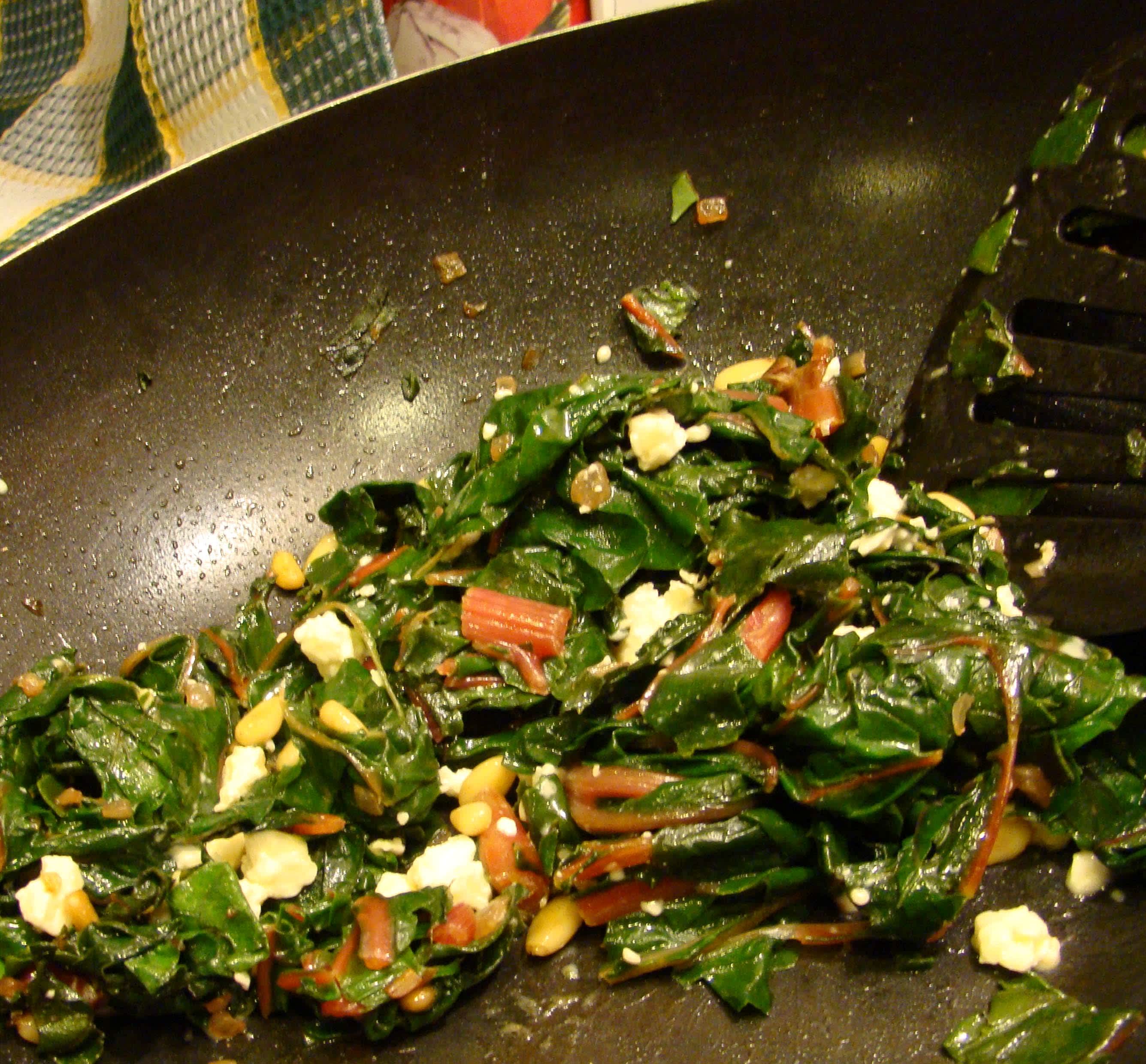 Swiss Chard, Stir Fried, with Feta Cheese Recipe - Food.com