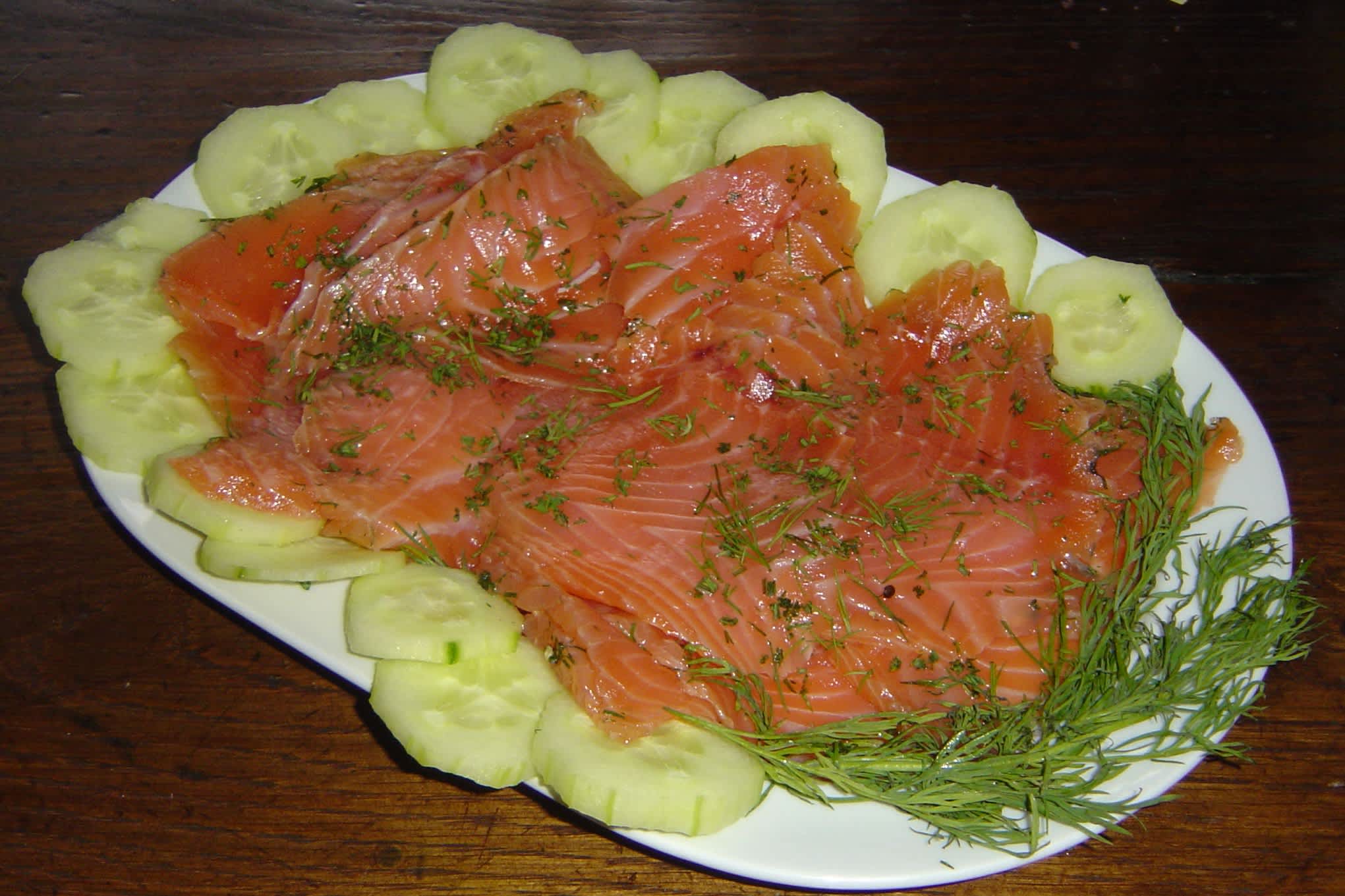 Gravad Lax With a Mustard and Dill Sauce Recipe - Food.com