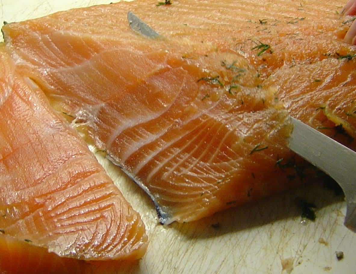 Gravad Lax With a Mustard and Dill Sauce Recipe - Food.com