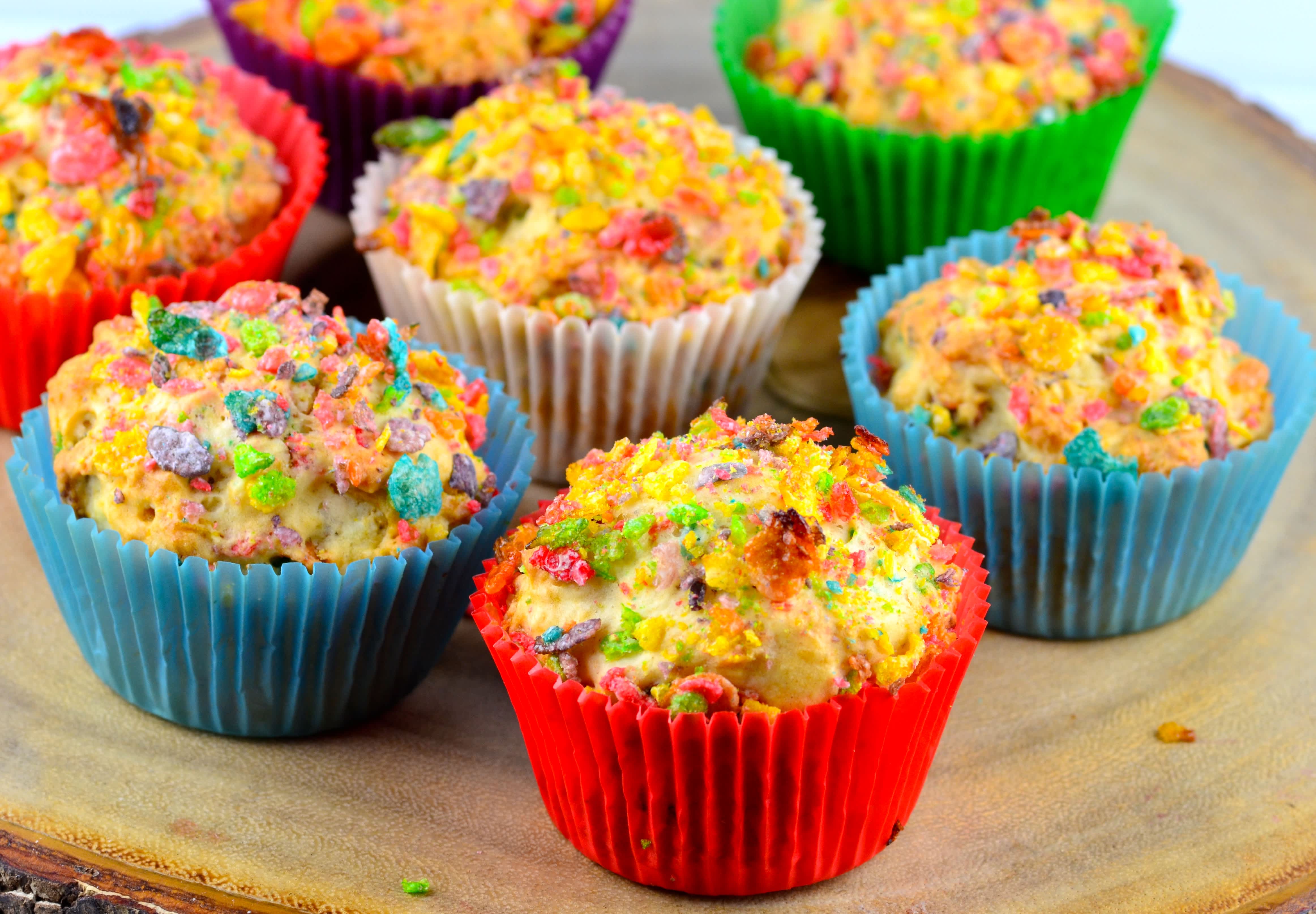 Rainbow Muffins Recipe - Food.com