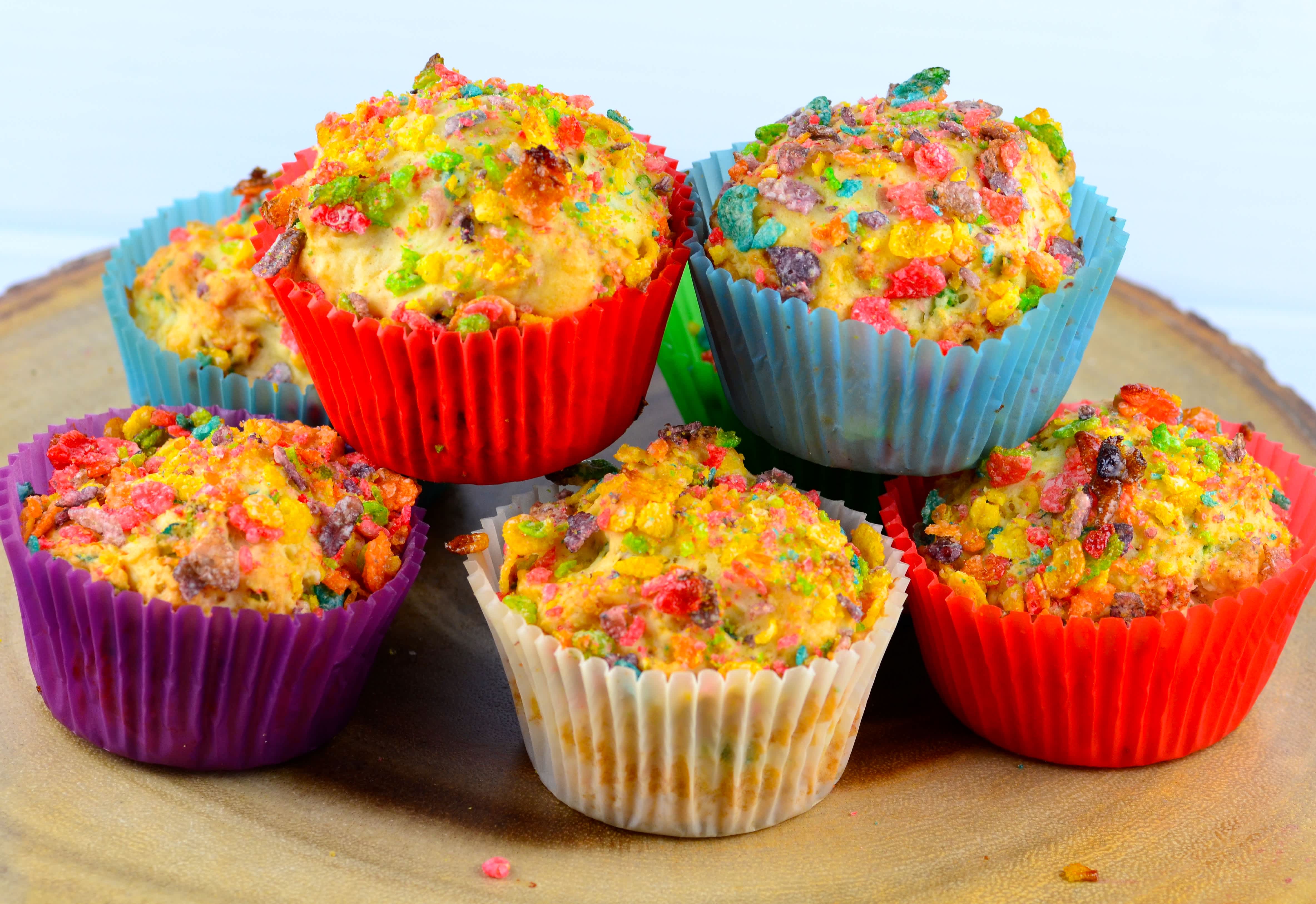 Rainbow Muffins Recipe - Food.com