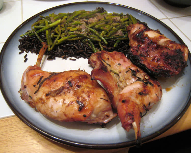 Grilled Rabbit With Rosemary and Garlic Recipe - Food.com