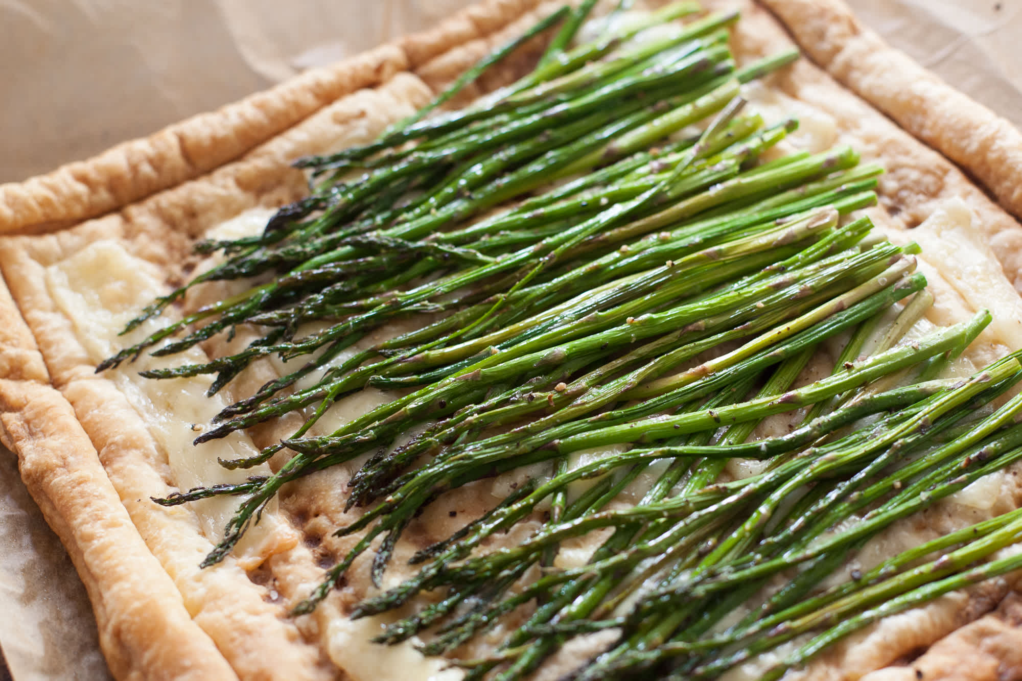 Asparagus and Brie Open Pastry Recipe - Food.com