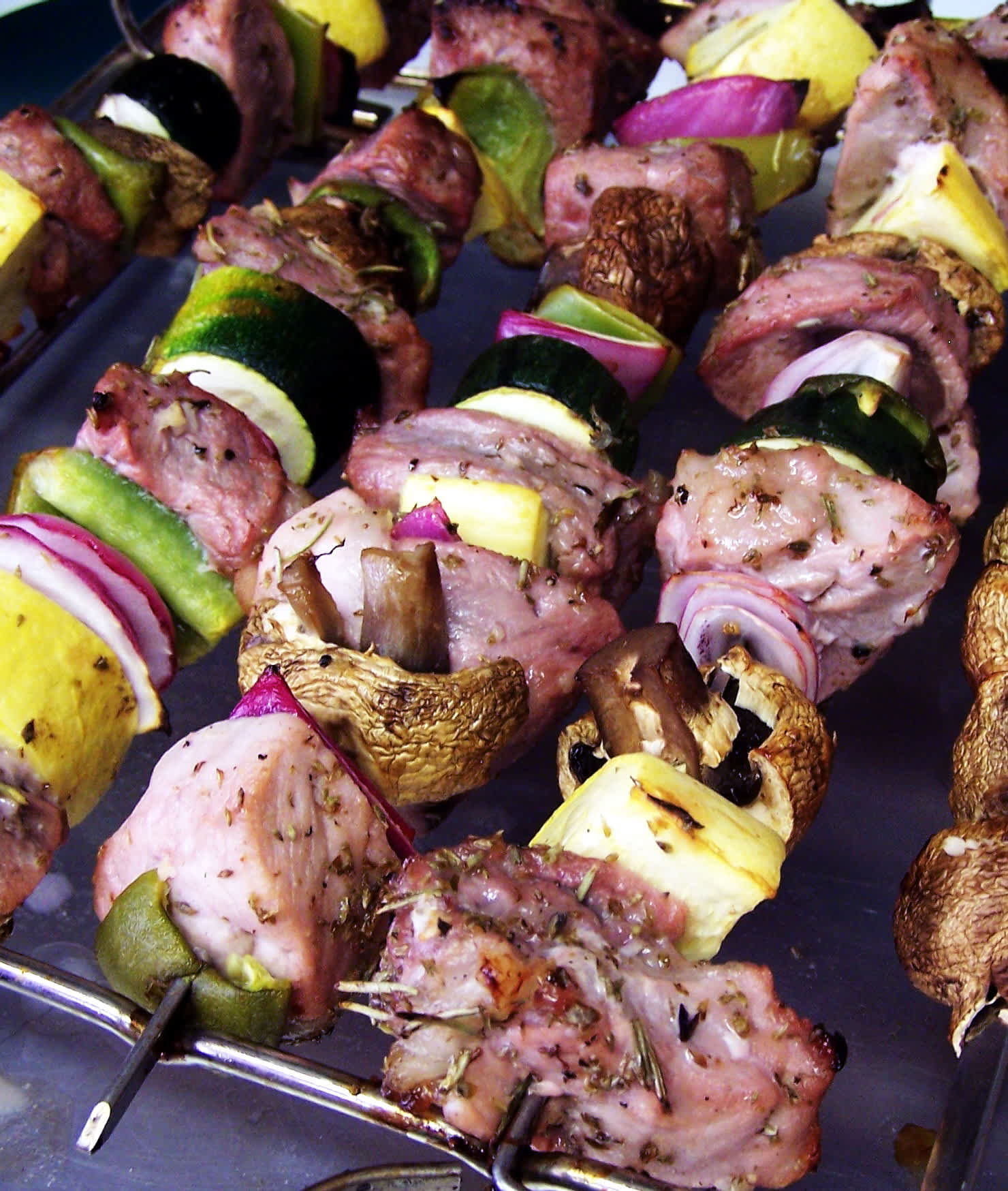 Oregano & Lemon Pork Kebabs Recipe - Food.com