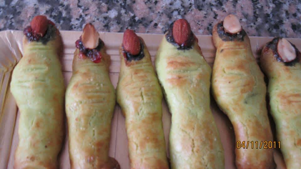 Severed Fingers Halloween Cookies Recipe - Food.com