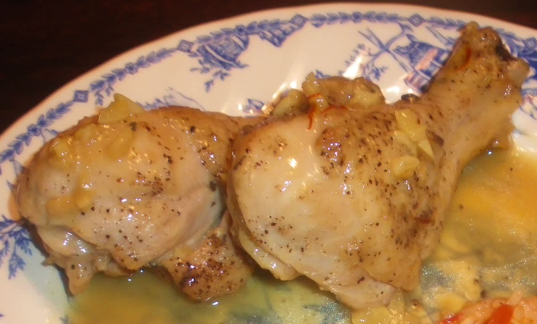 pollo al ajillo tapas