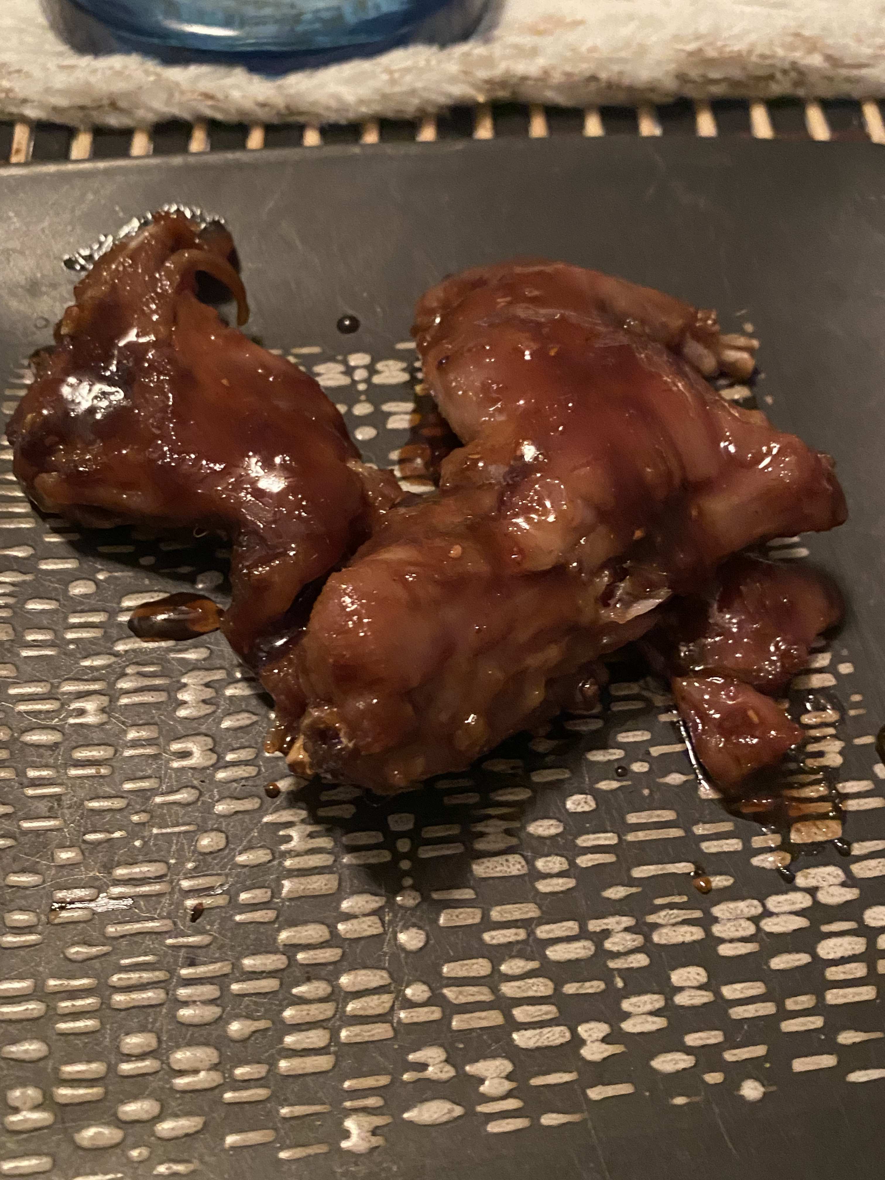 grilled squirrel meat