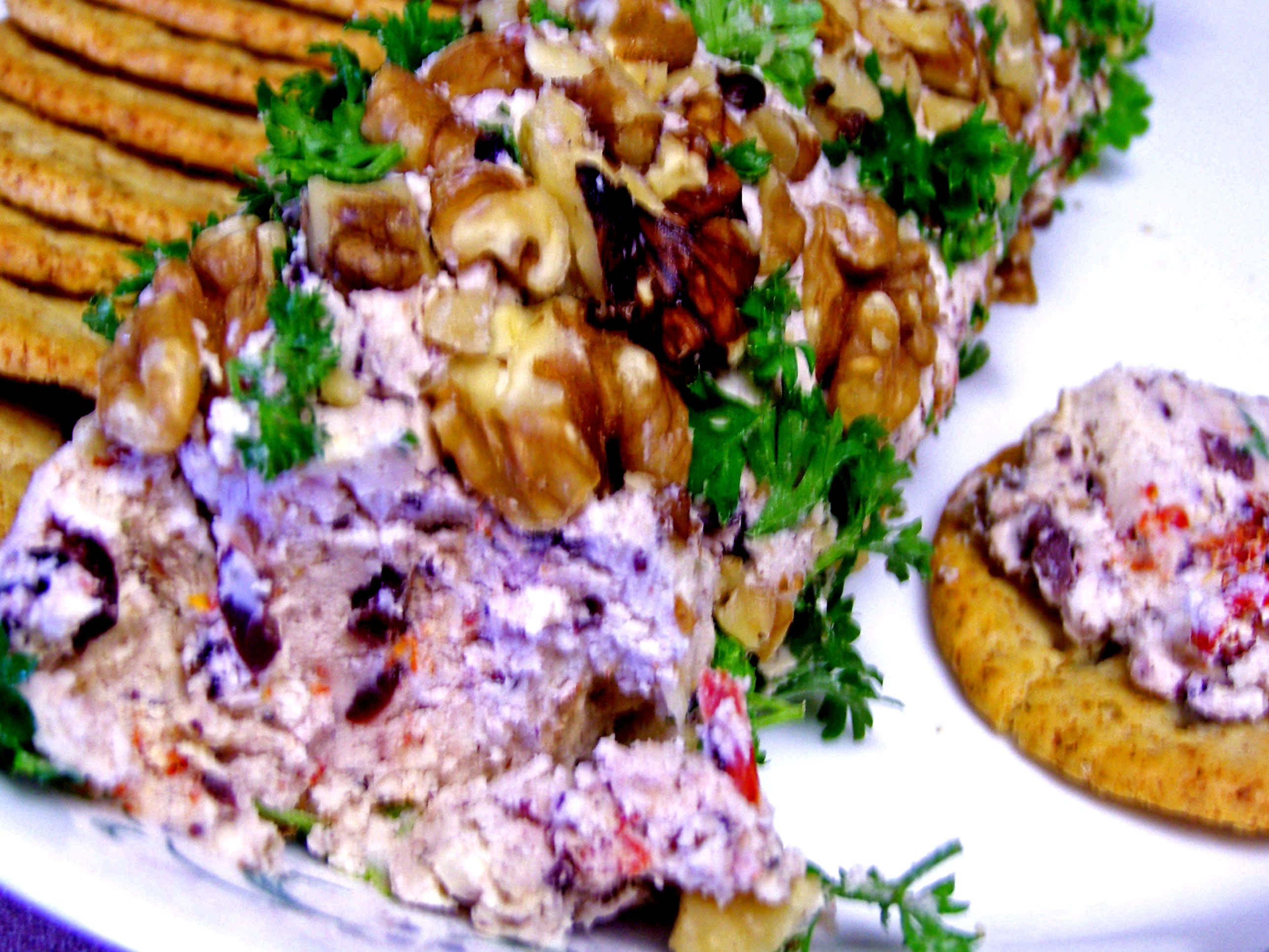 Feta Cheese Log With Kalamata Olives and Sun-Dried Tomatoes Recipe ...