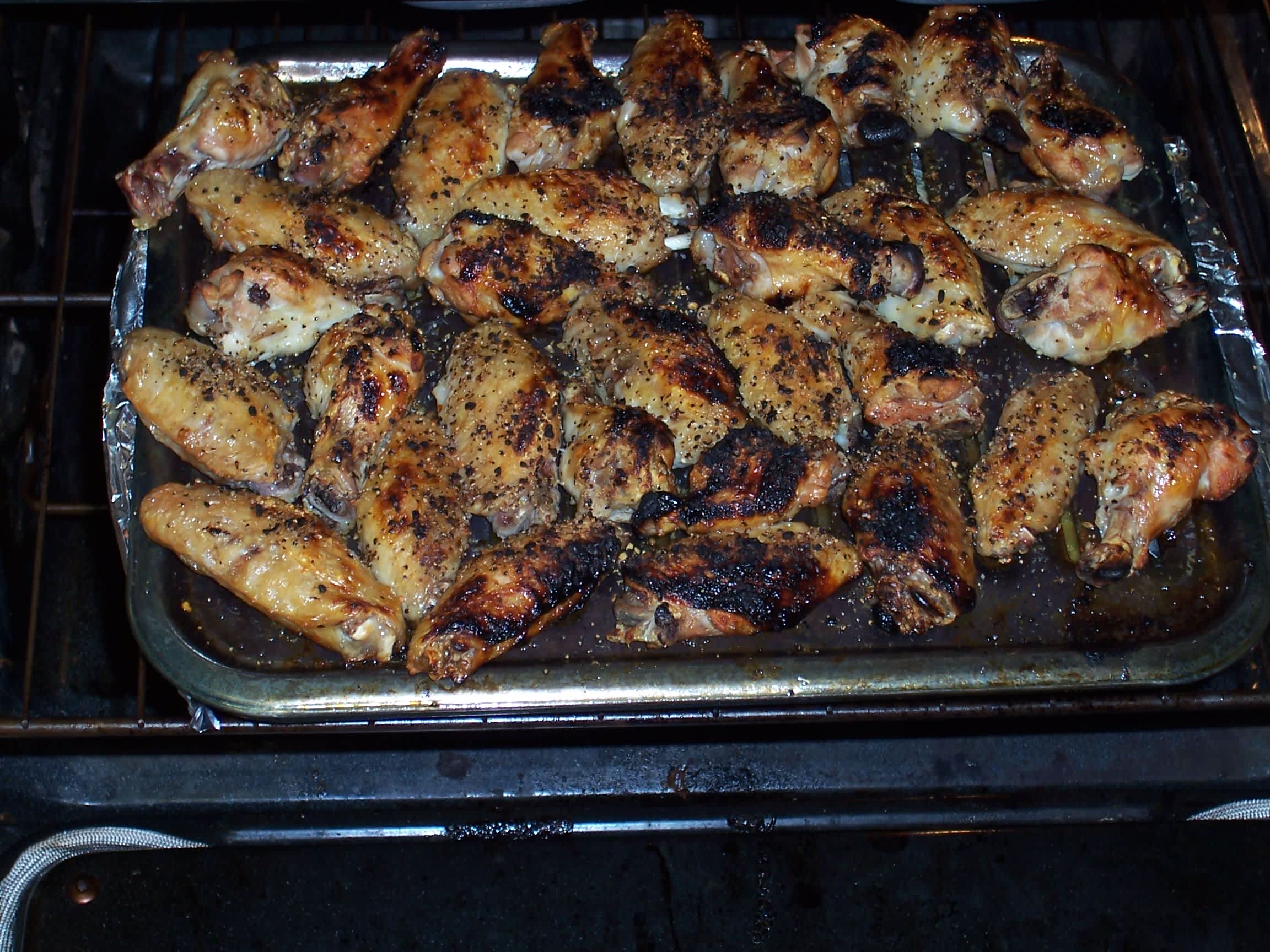 broiling chicken wings
