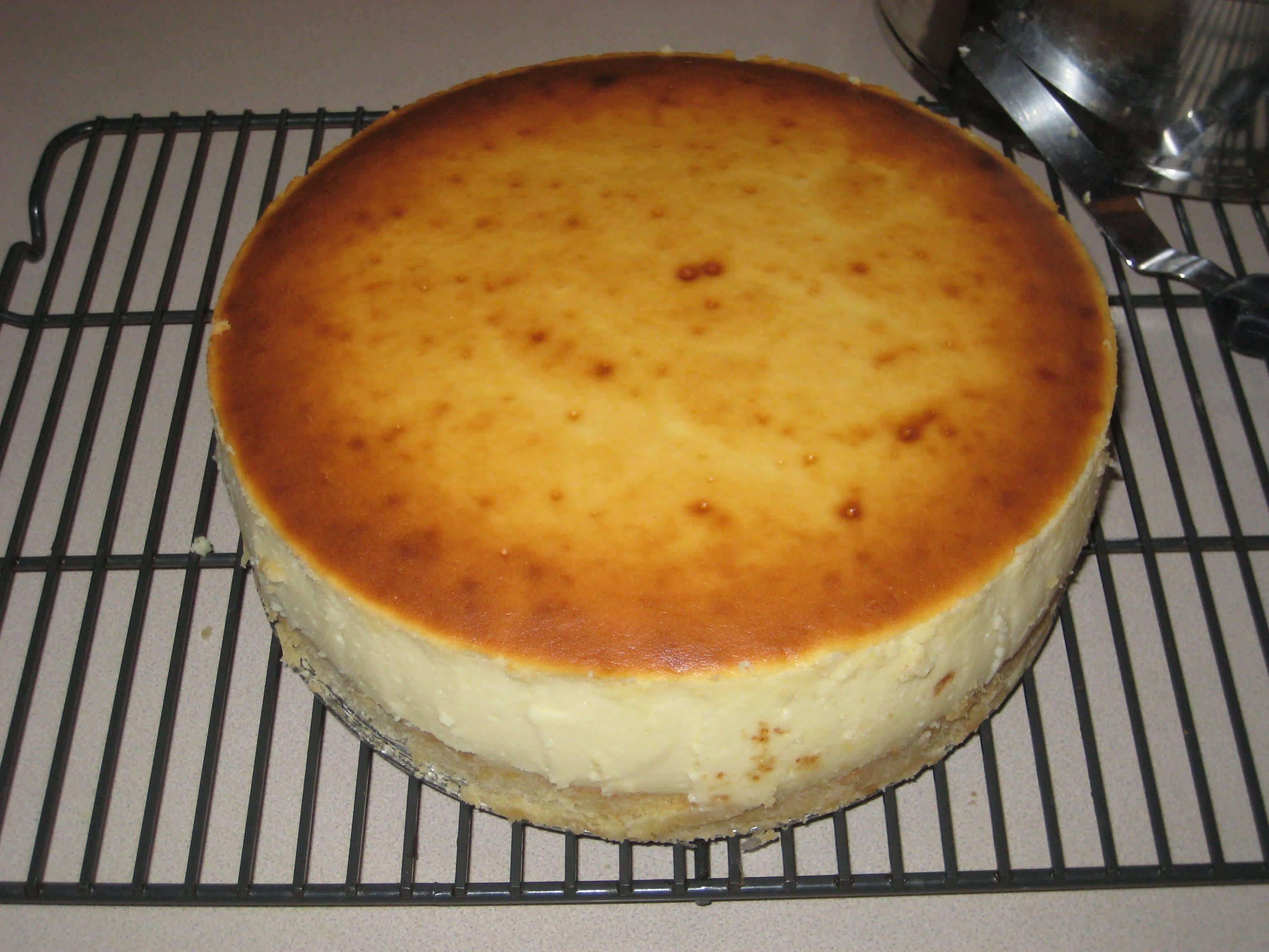 New York Style Cheesecake on Shortbread Crust Recipe - Food.com
