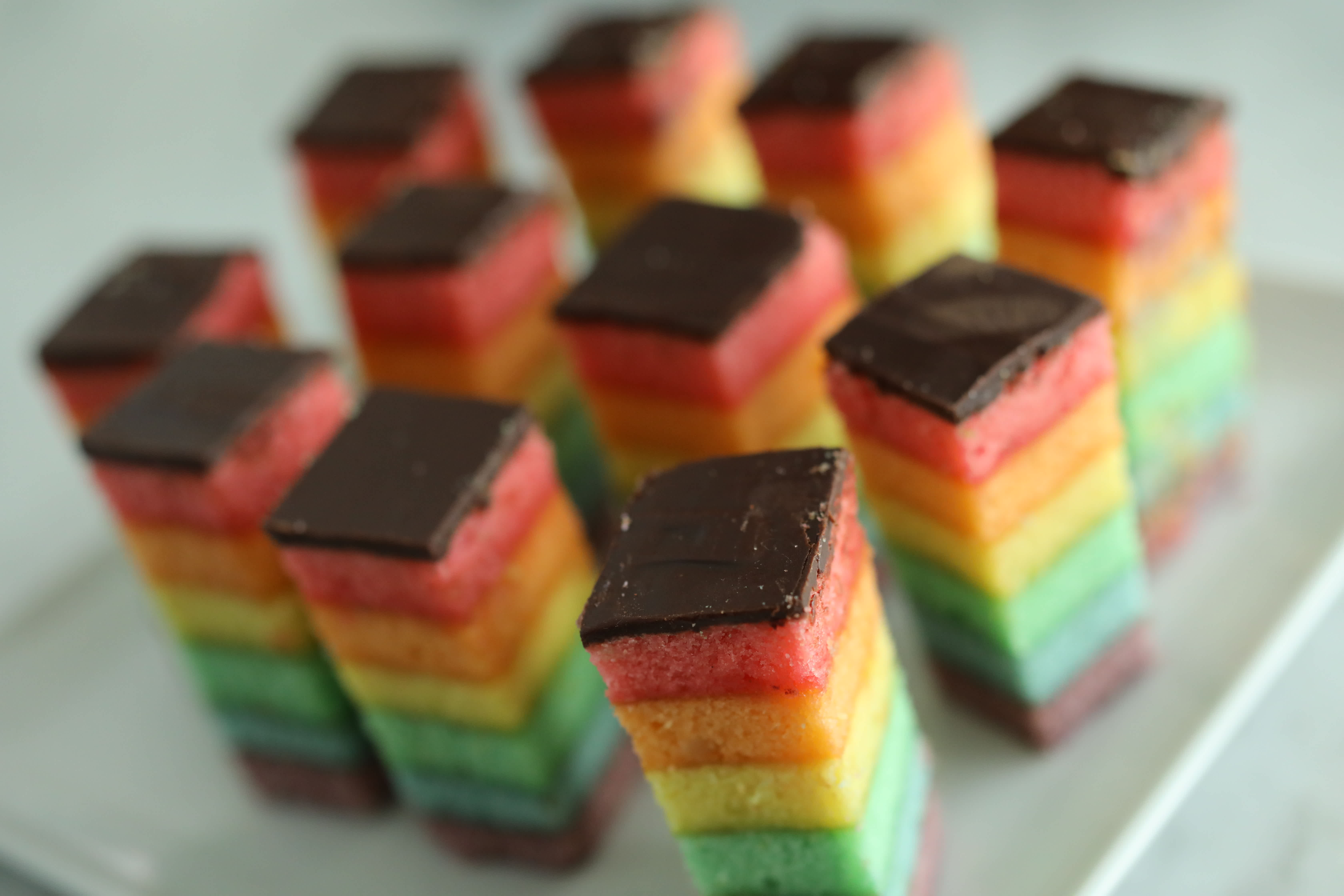 Italian Tri-Color Cookies (Rainbow Cookies) Recipe - Food.com