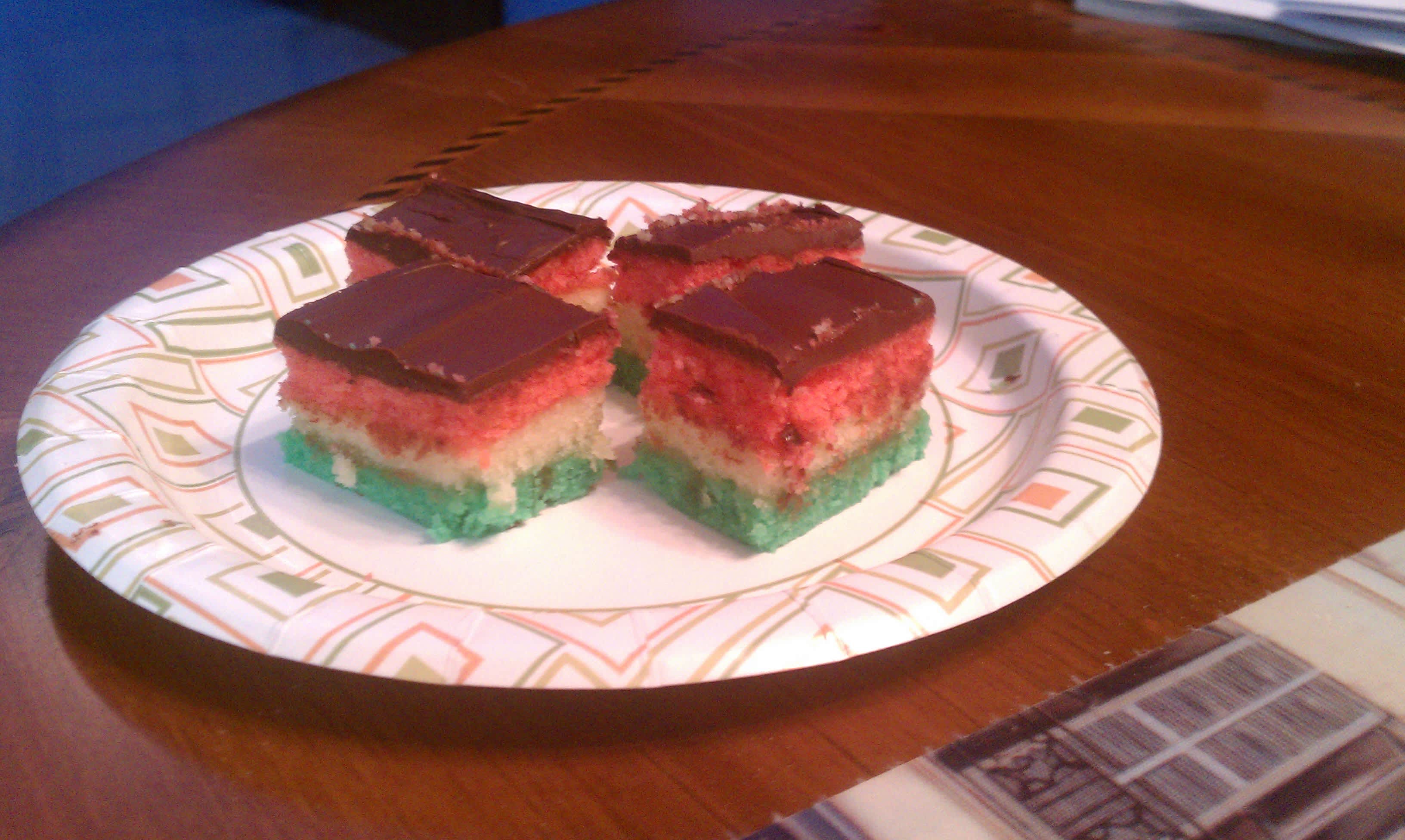 Italian Tri-Color Cookies (Rainbow Cookies) Recipe - Food.com