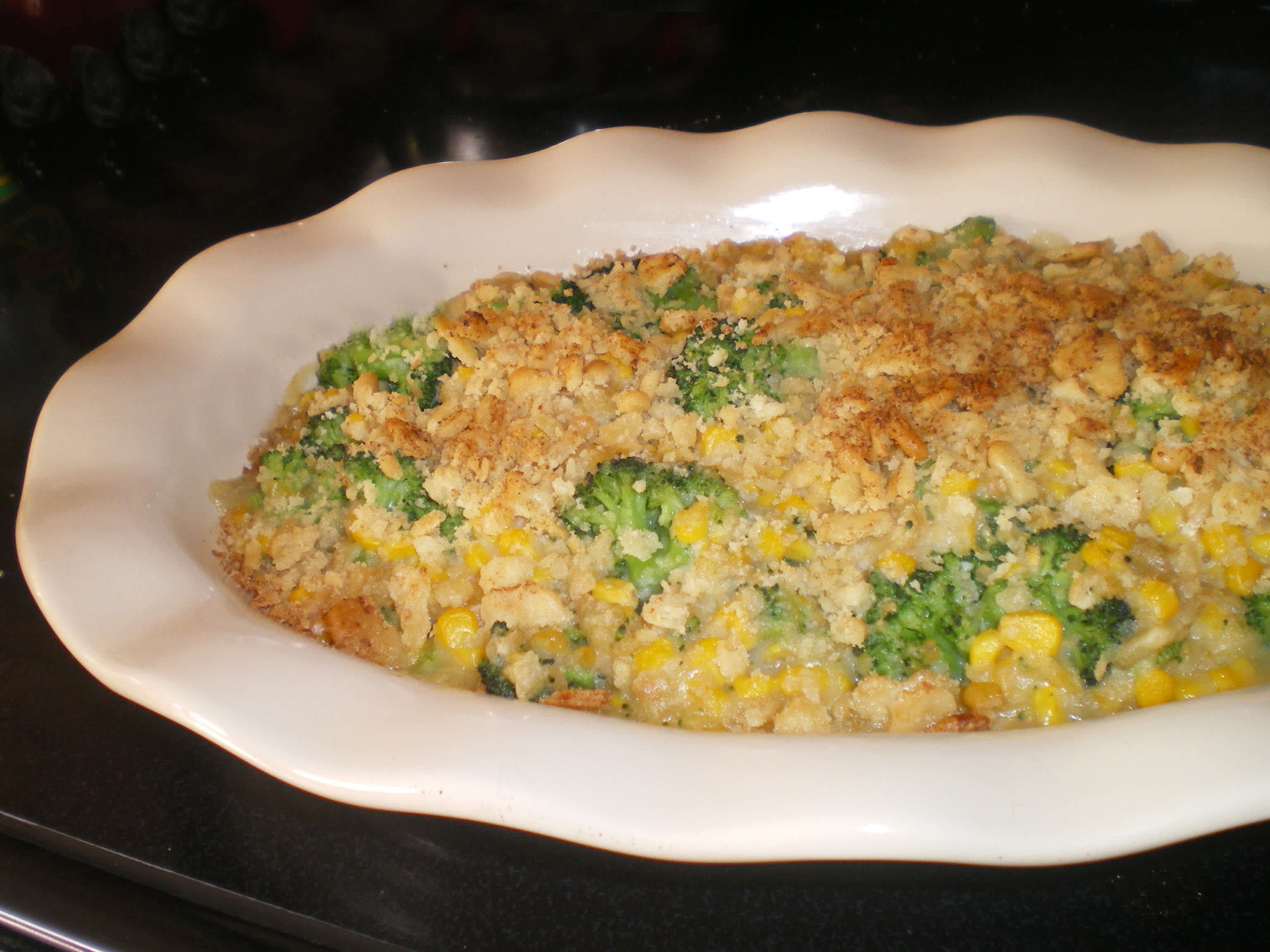 Corn and Broccoli Bake Recipe - Food.com
