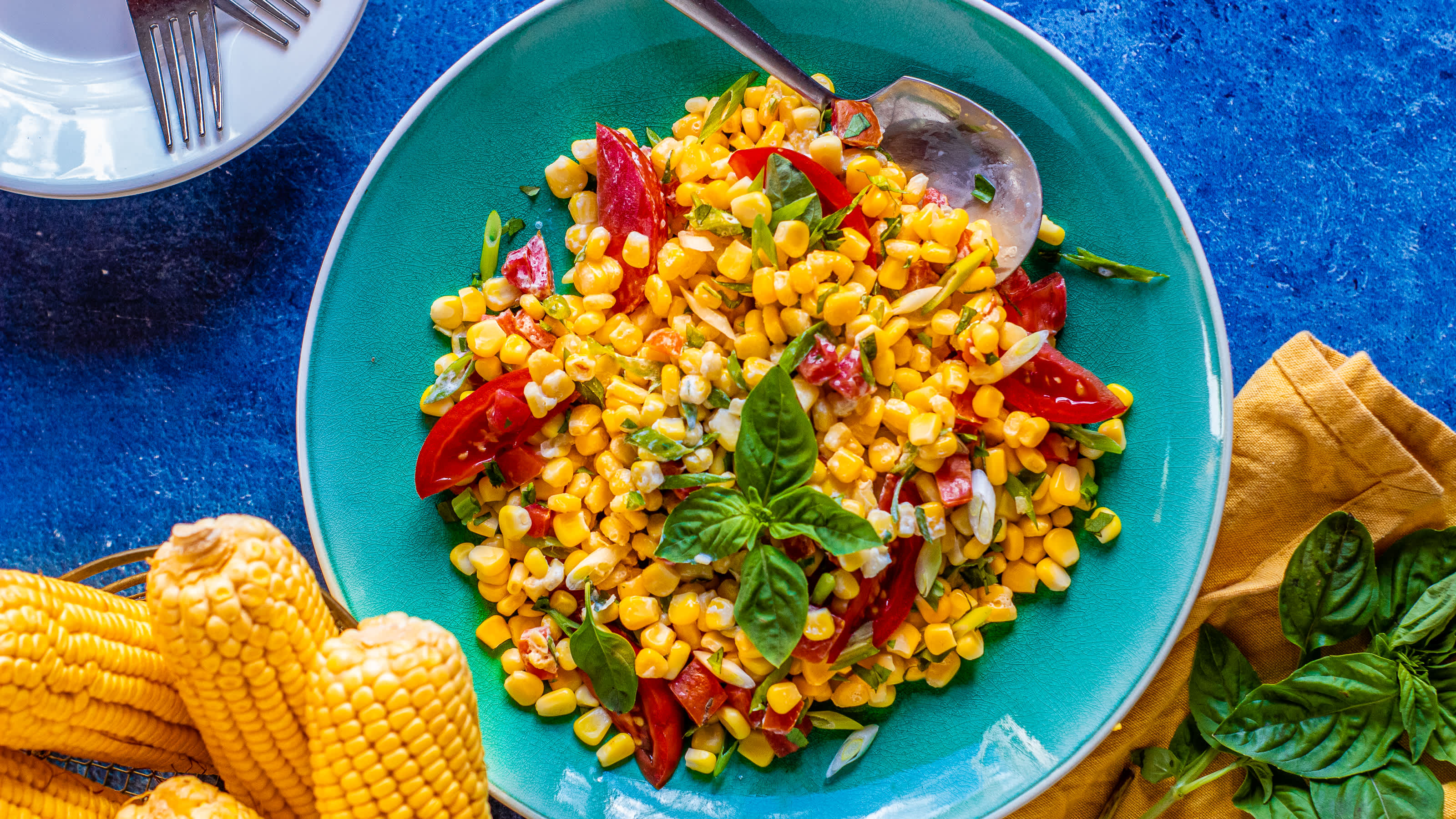 corn wallpaper salad