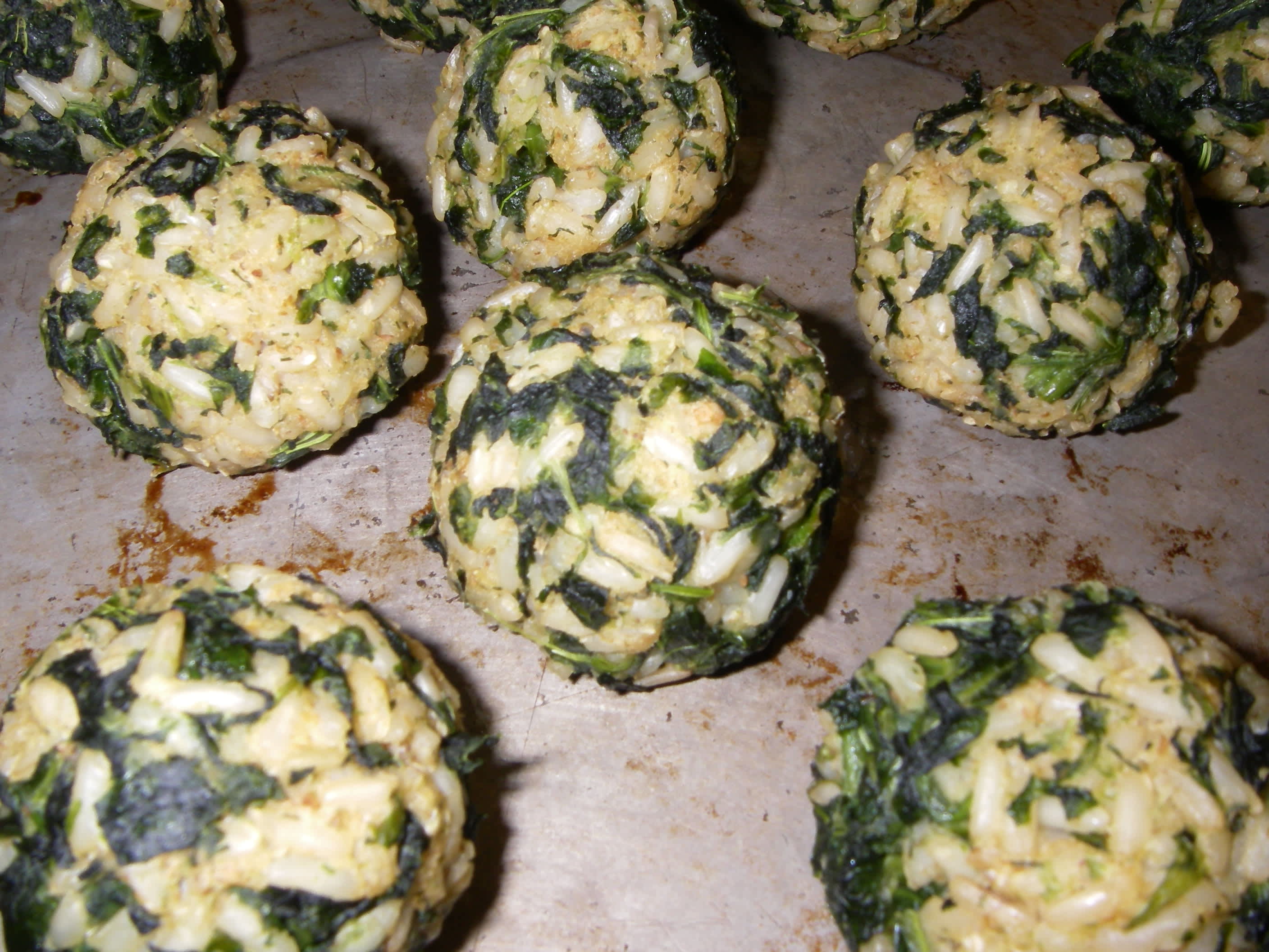 Greek Spinach Rice Balls Recipe - Food.com