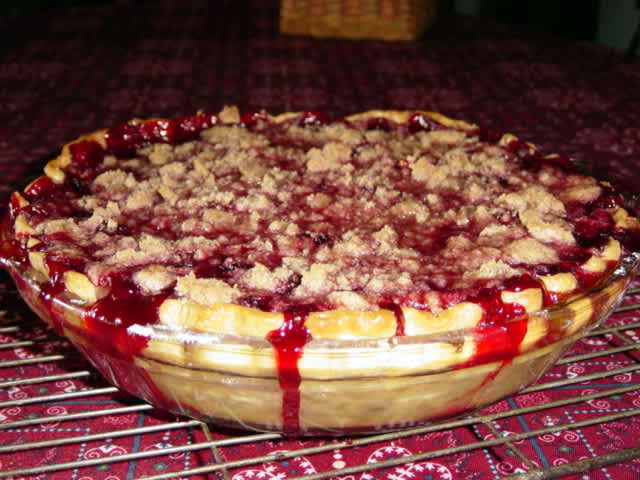 Fresh Raspberry Crumb Pie Recipe - Food.com