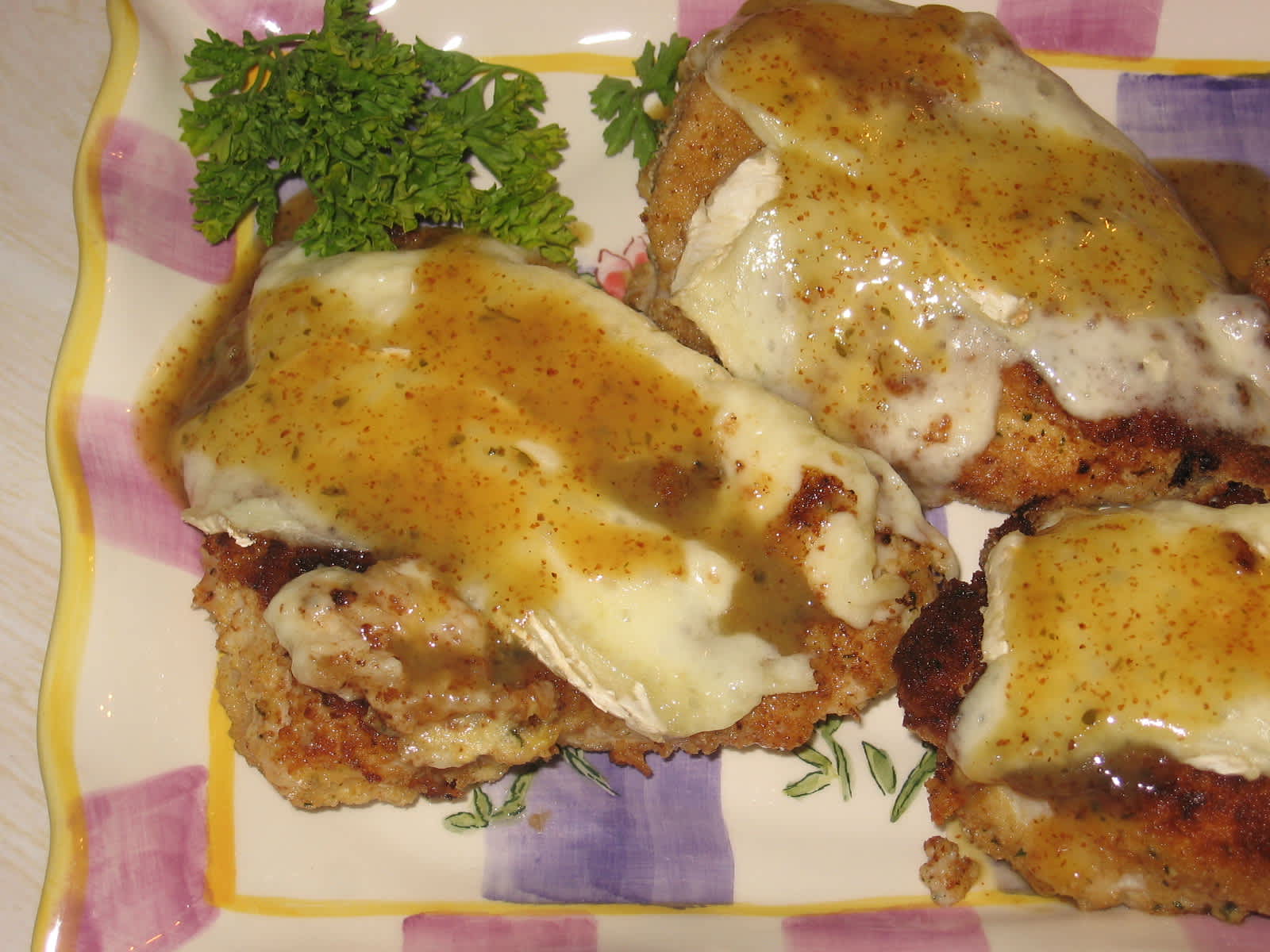 Brie Topped Dijon Chicken Breasts Recipe - Food.com