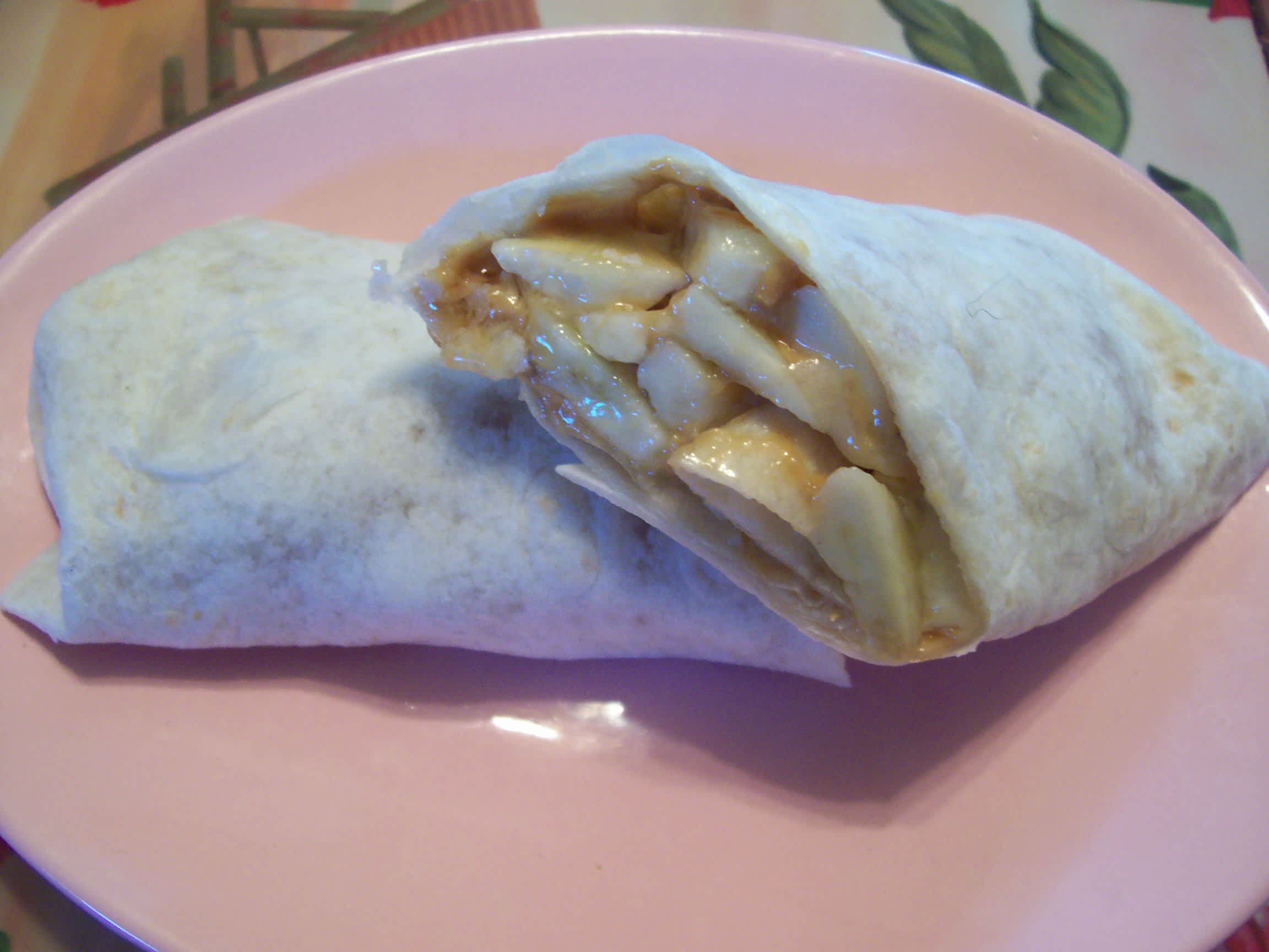 Peanut Butter and Banana Burrito Recipe - Food.com