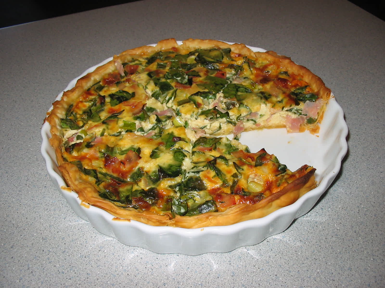 Spinach and Ham Quiche Recipe - Food.com