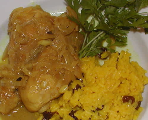 Cape Malay Yellow Rice With Raisins Recipe - Food.com