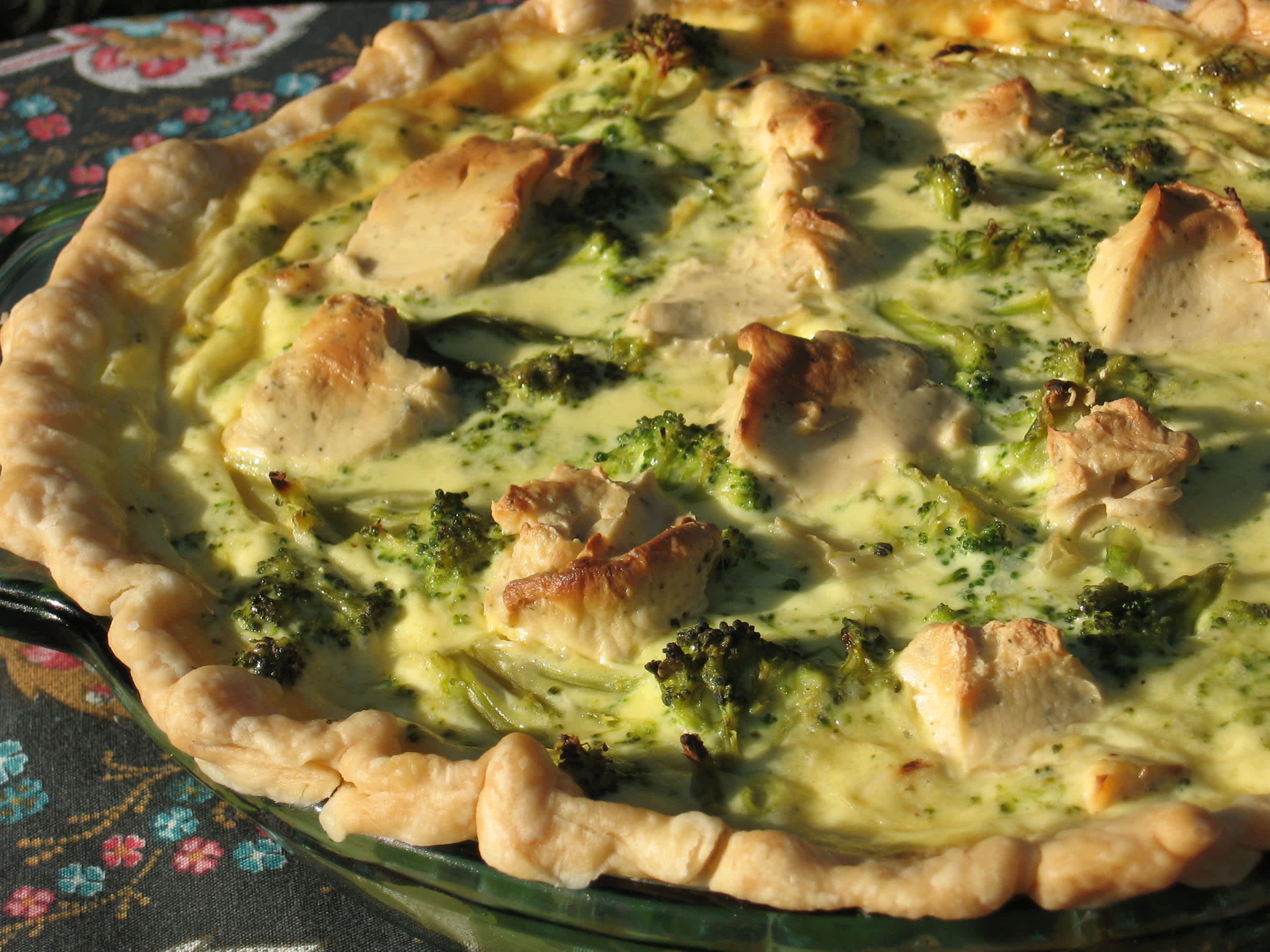 Herbed Chicken and Broccoli Quiche Recipe - Food.com