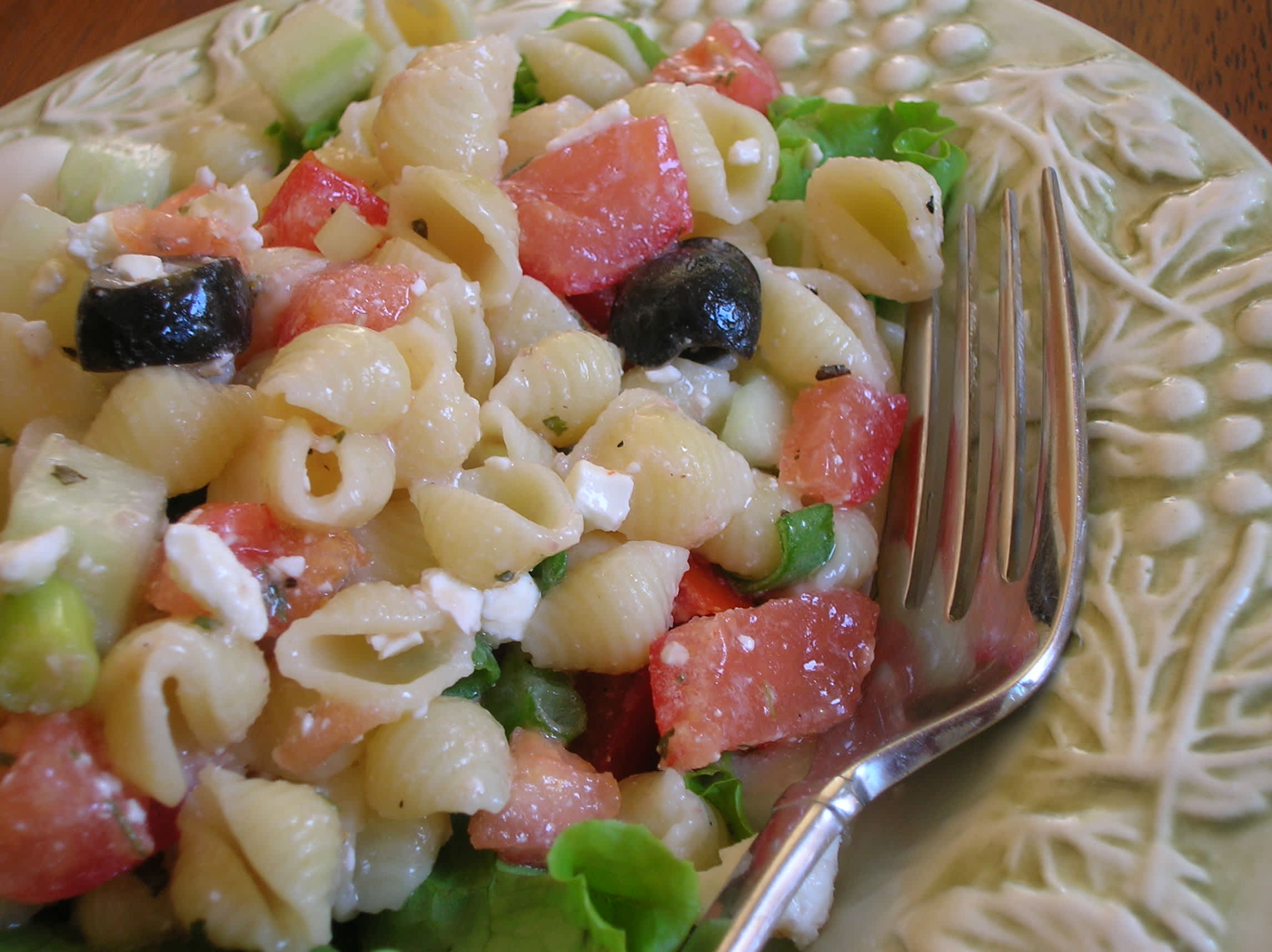 small shells pasta salad
