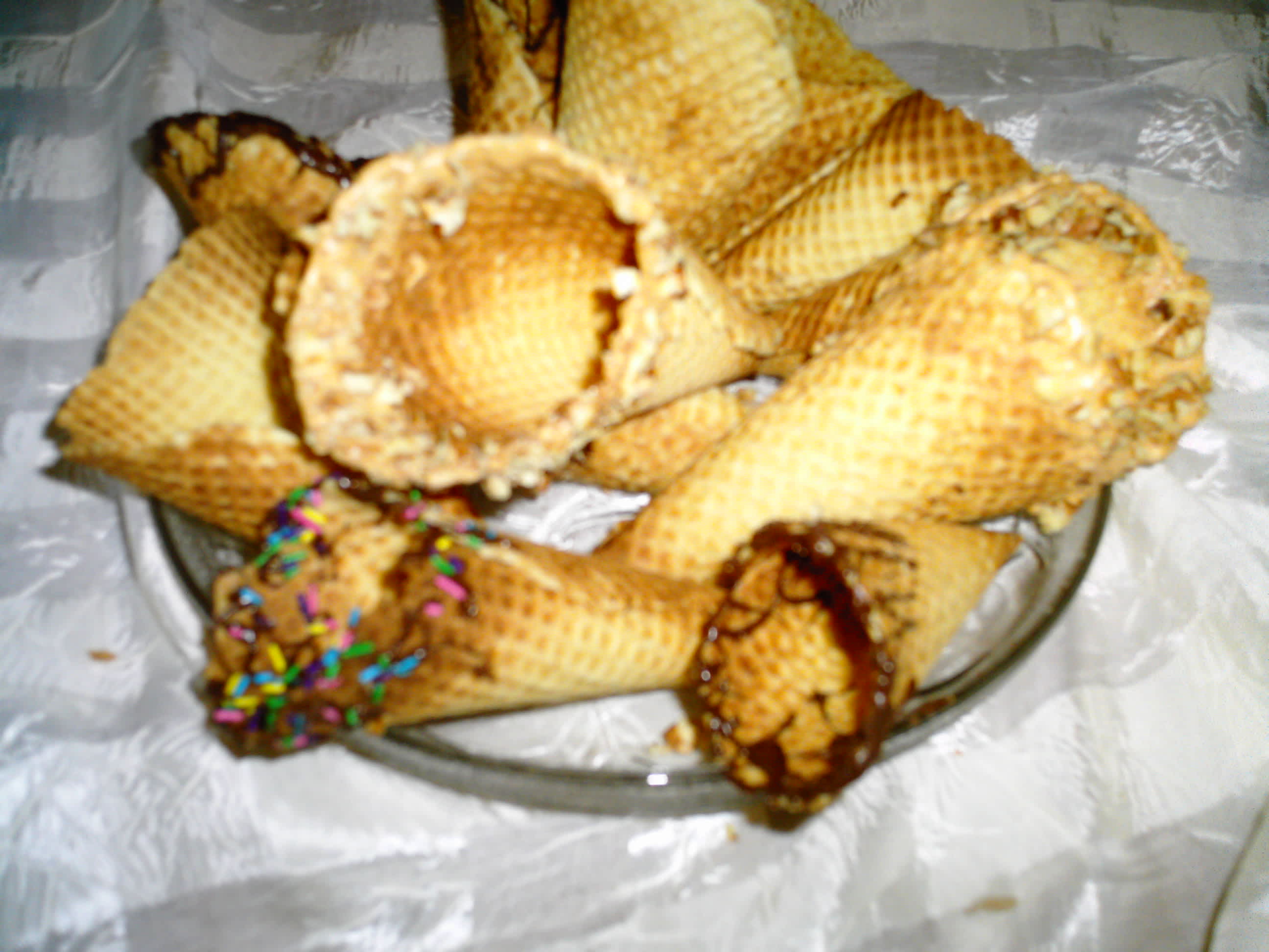 Chocolate Waffle Cones or Bowls Recipe - Food.com