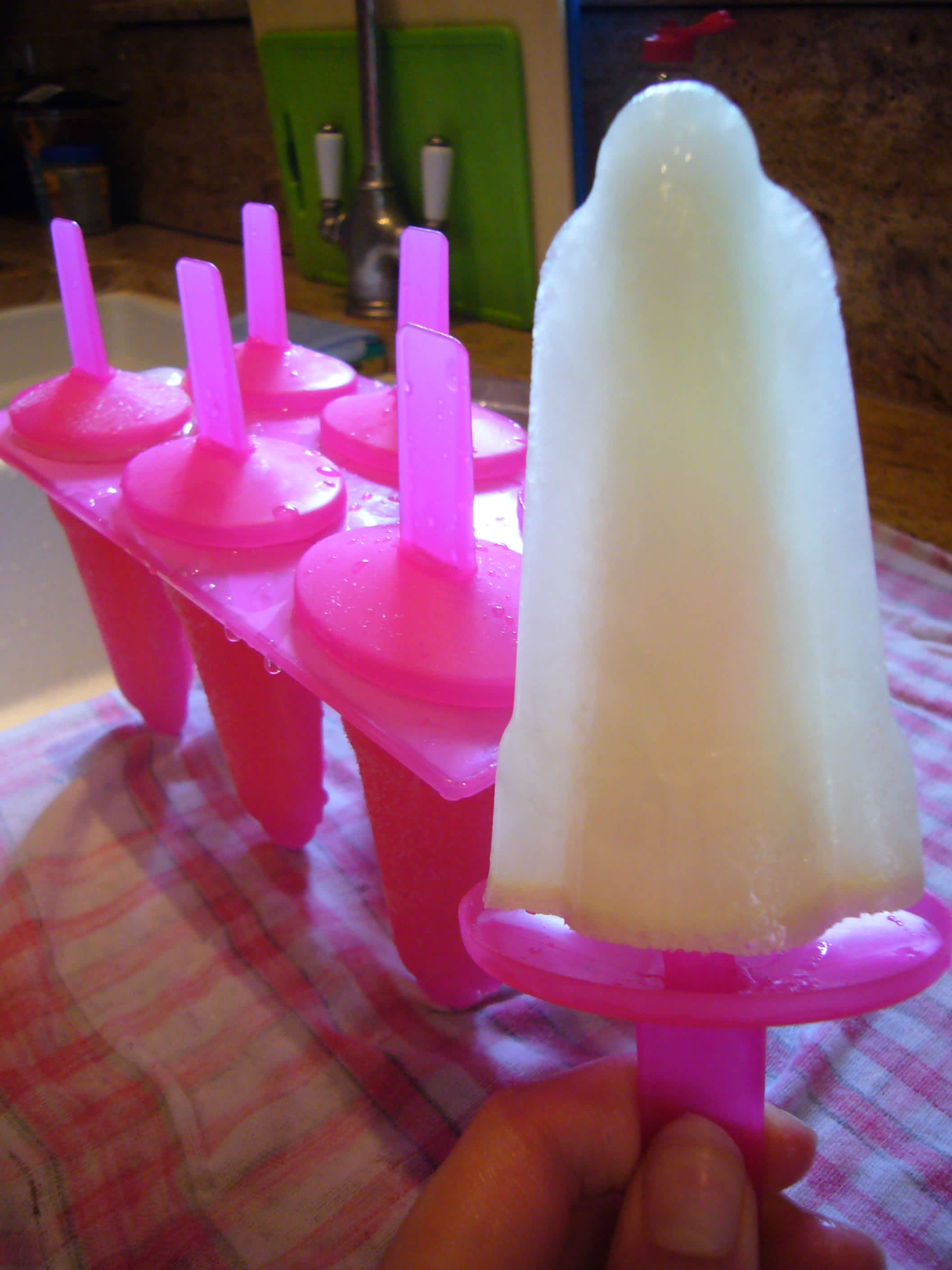 ice blocks lemonade