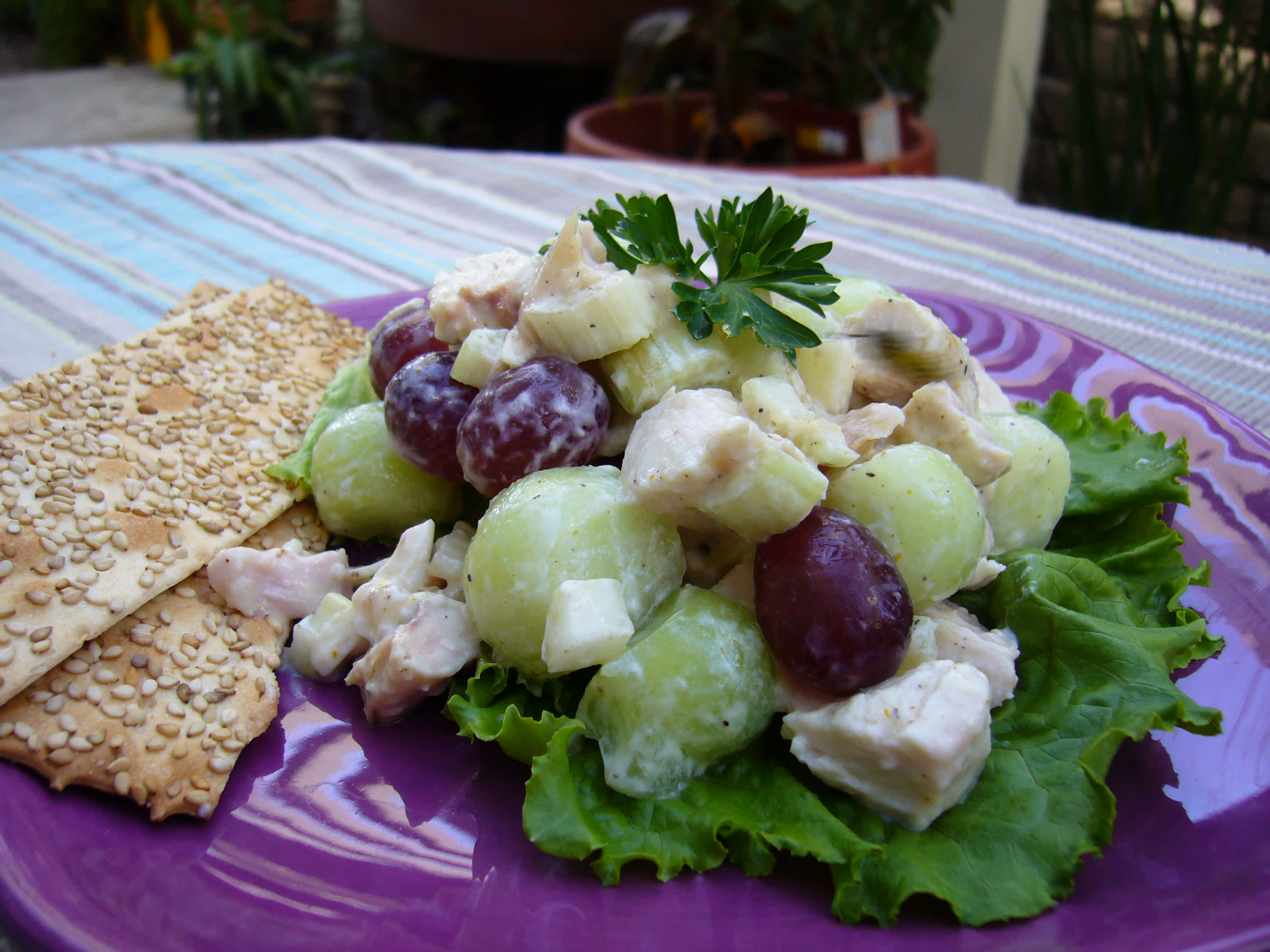 Chicken and Melon Salad (Honeydew) Recipe - Food.com