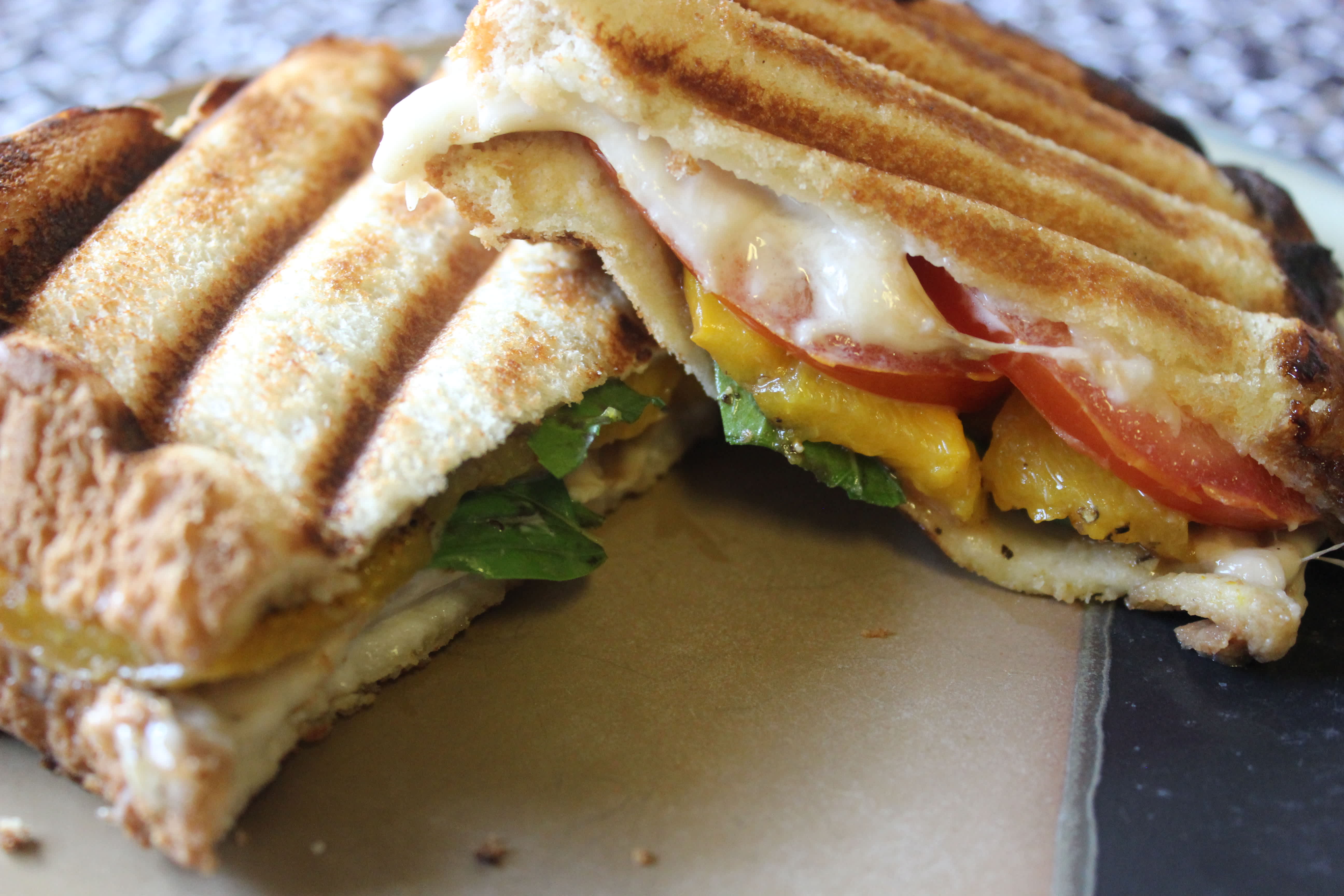 Caprese Panini (Mozzarella, Tomatoes and Basil) Recipe - Food.com