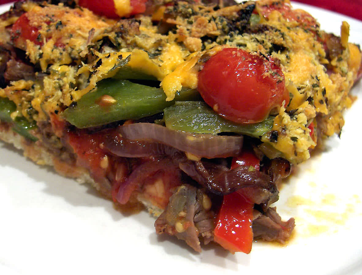 Quick-And-Easy Beef Pizza Recipe - Food.com