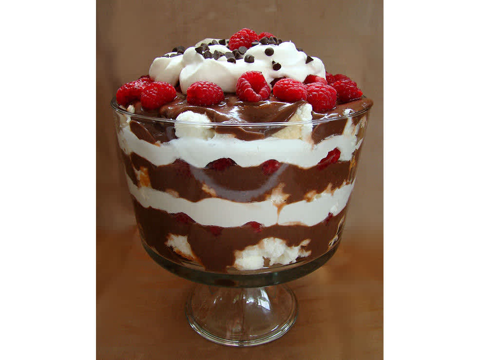 Low-Fat Chocolate Raspberry Trifle Recipe - Food.com