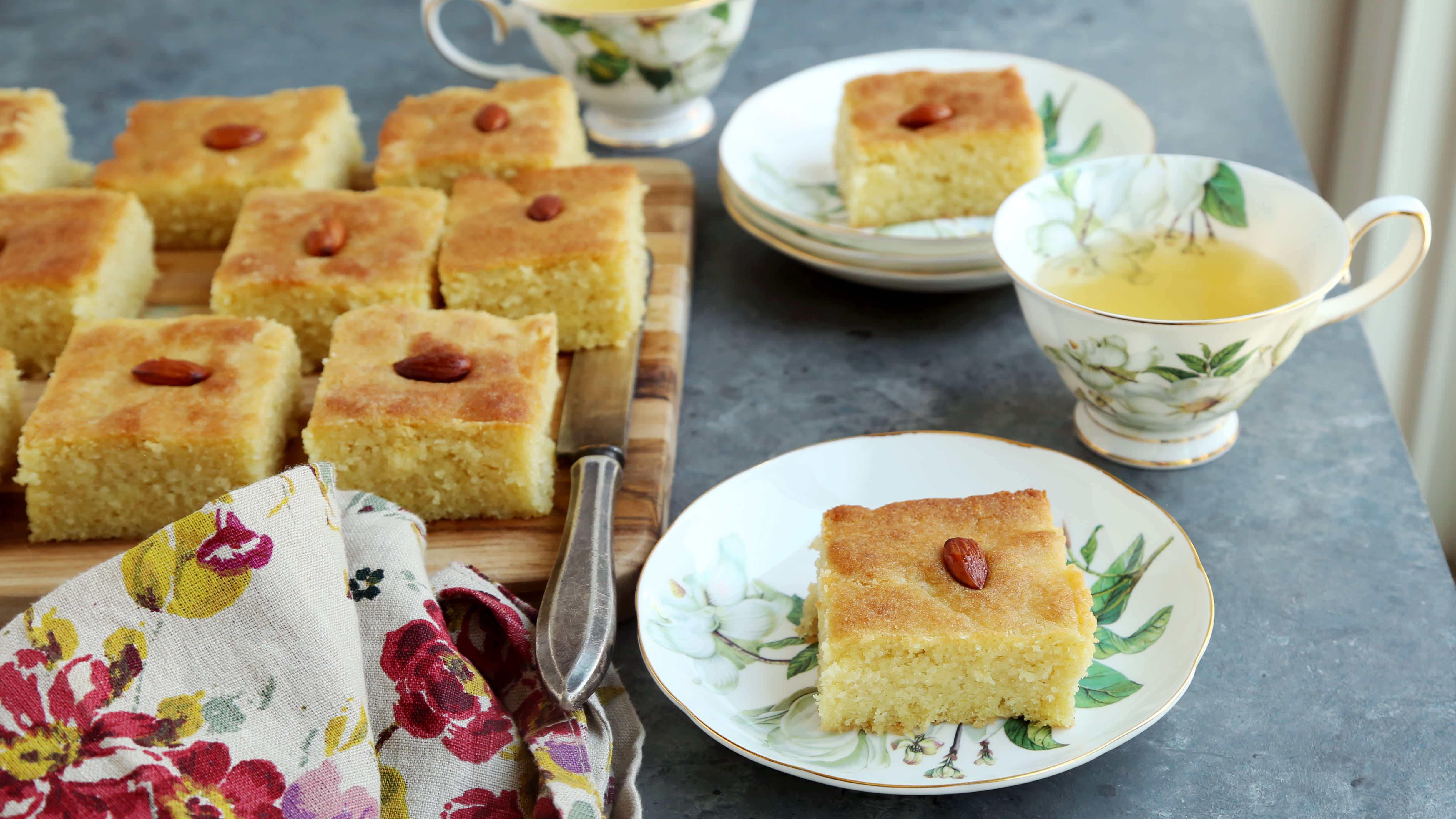 Harissa, Harisa, Haresa Arabic Semolina Cake Recipe - Food.com