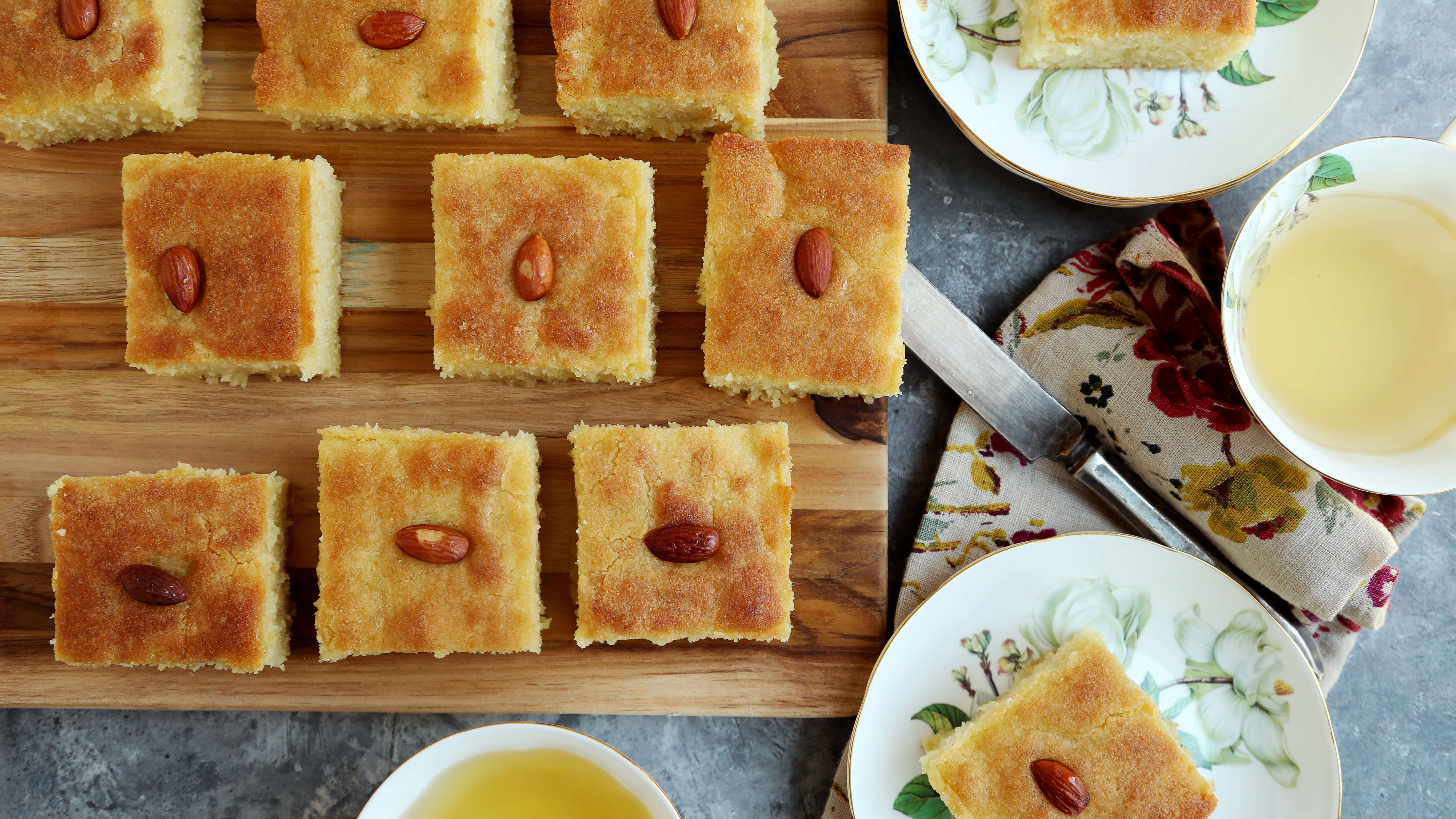 Harissa, Harisa, Haresa Arabic Semolina Cake Recipe - Food.com