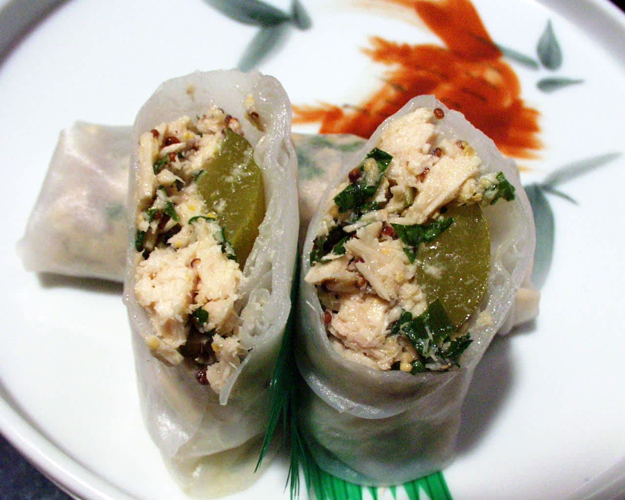 Rice Paper Tuna Salad Roll Recipe - Food.com